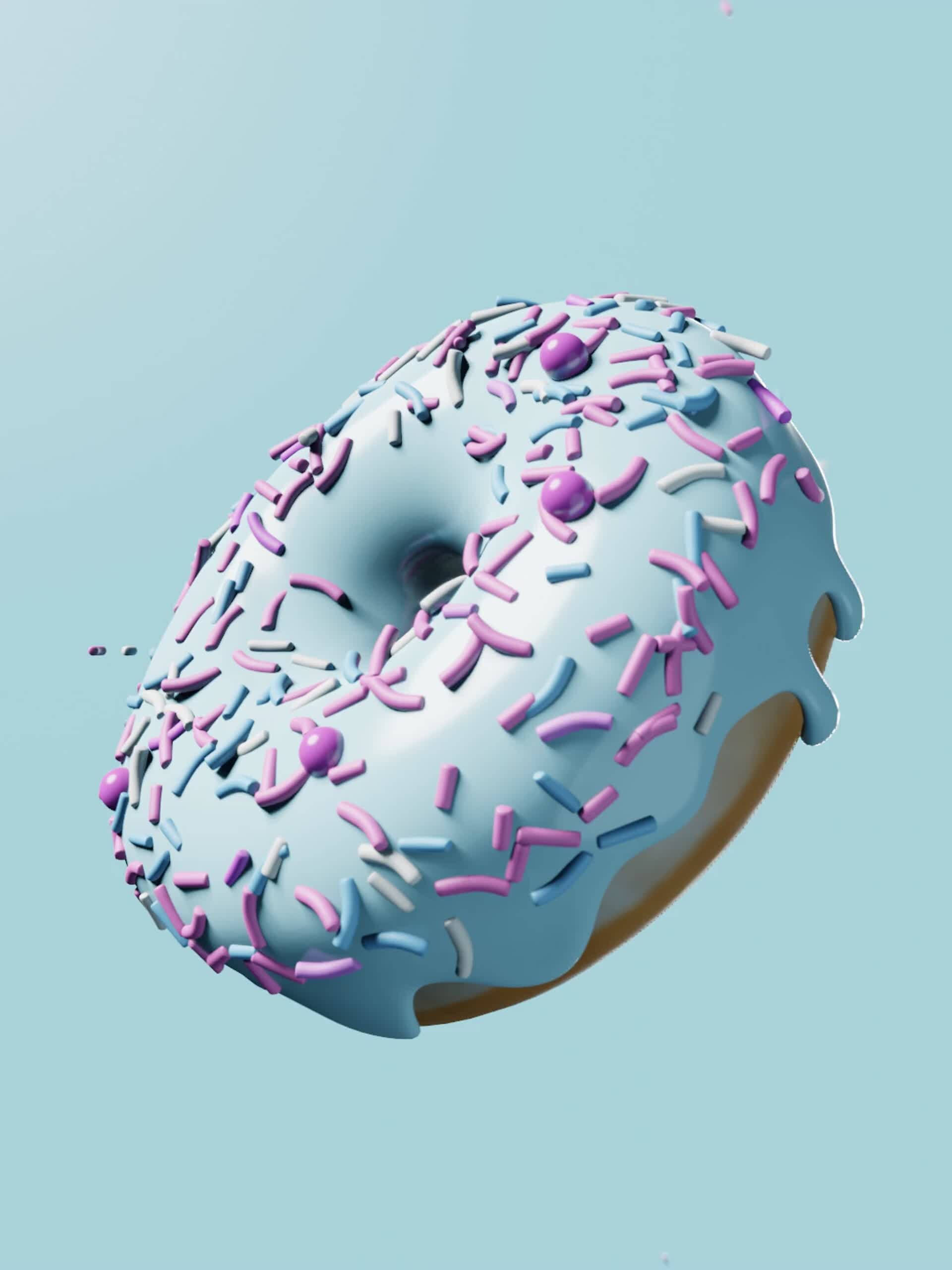 ArtStation - Animated Doughnut