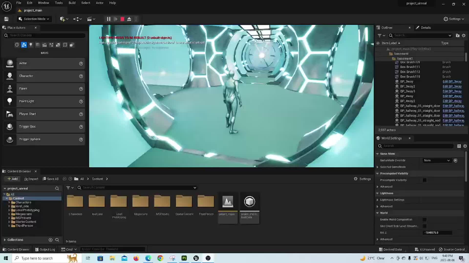 ArtStation - Futuristic maze