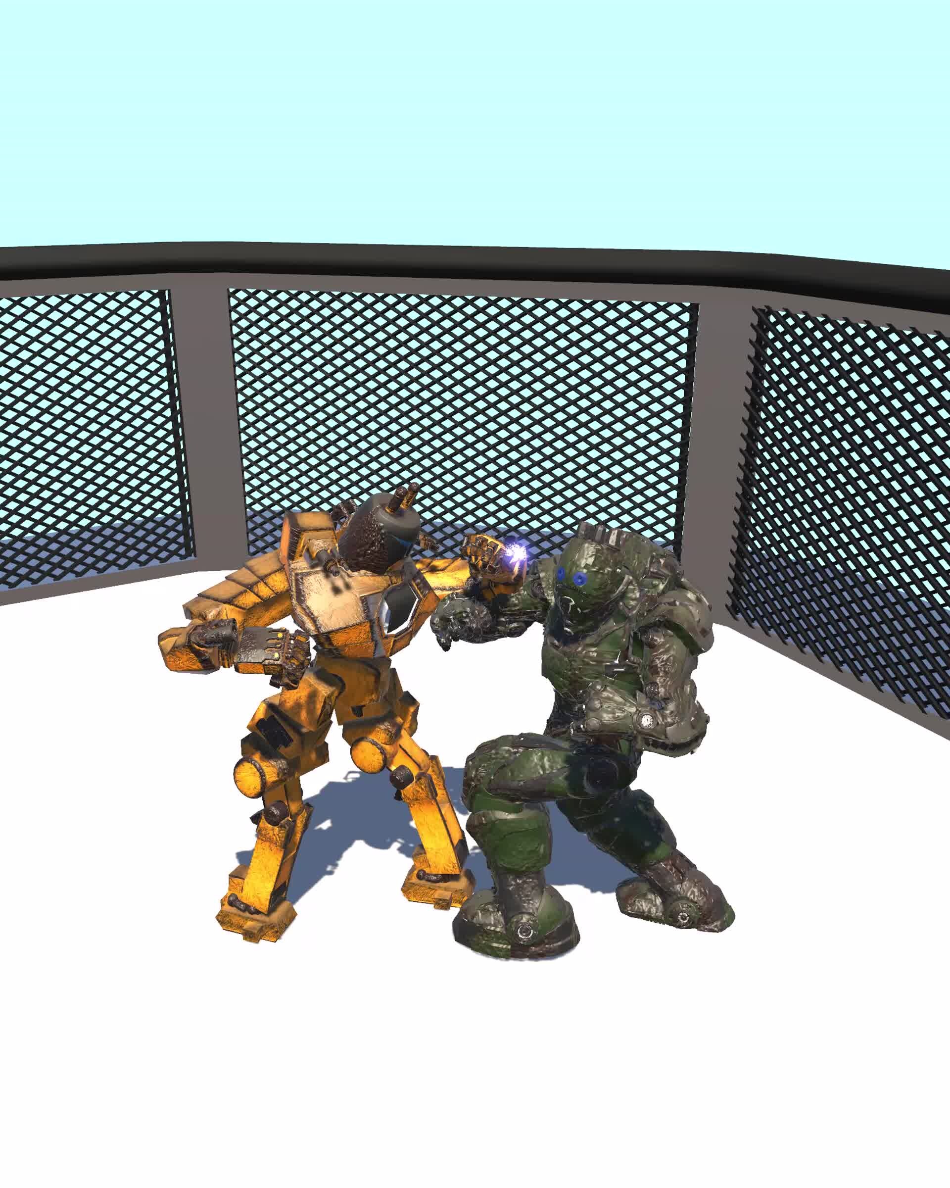 ArtStation - RoboFight.2(texture)-2 animation