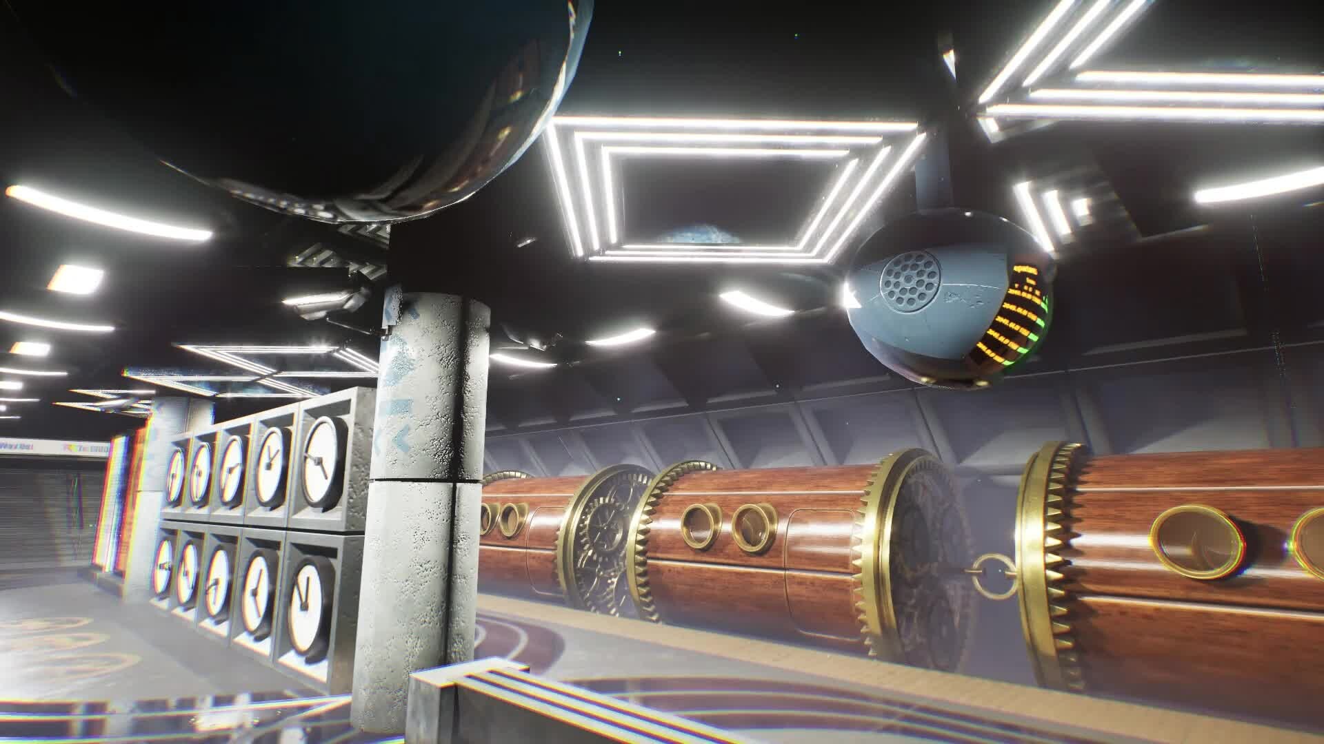 ArtStation - Tavremya - Time travel train station