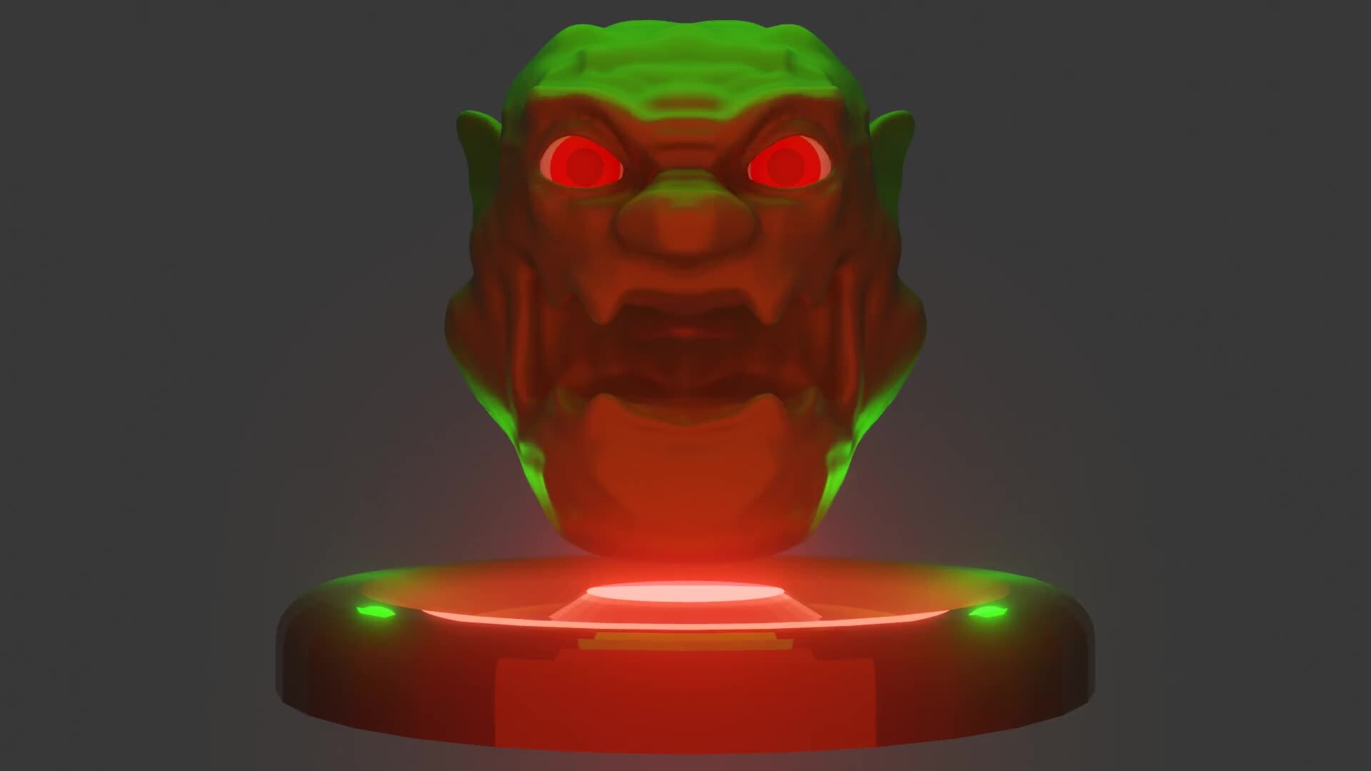 ArtStation - 3D Monster character head model