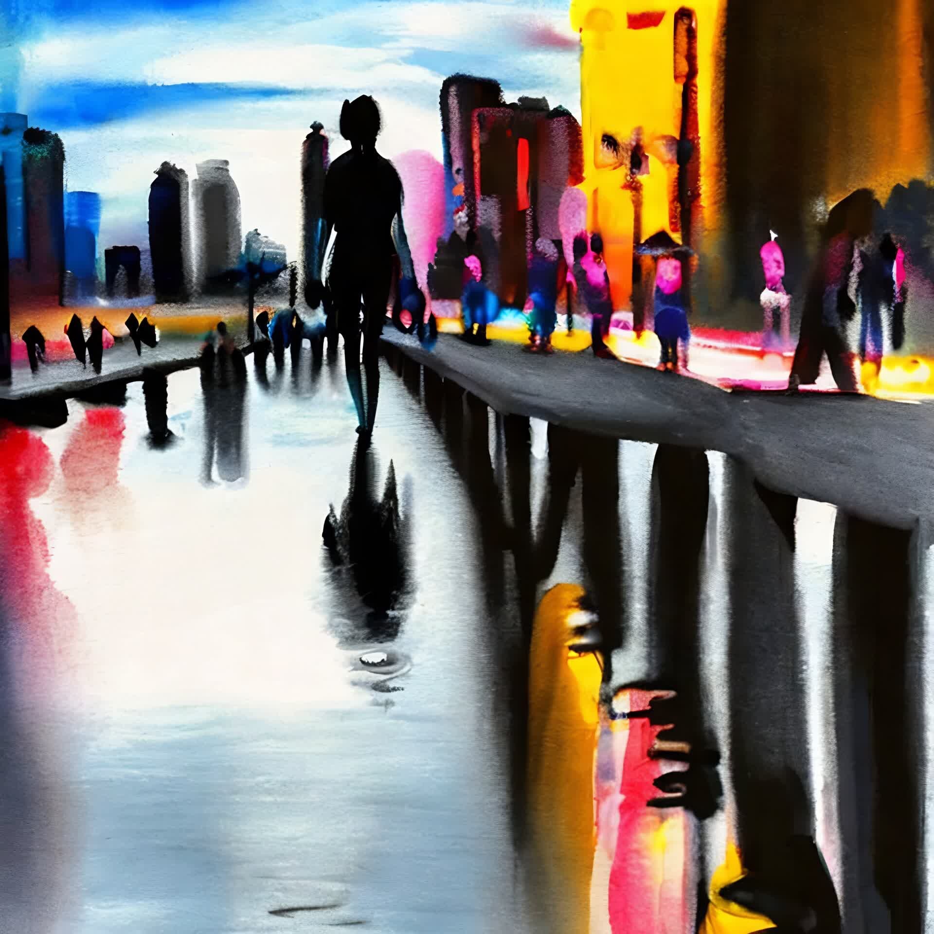 ArtStation - Walking People in Style Variations - Video