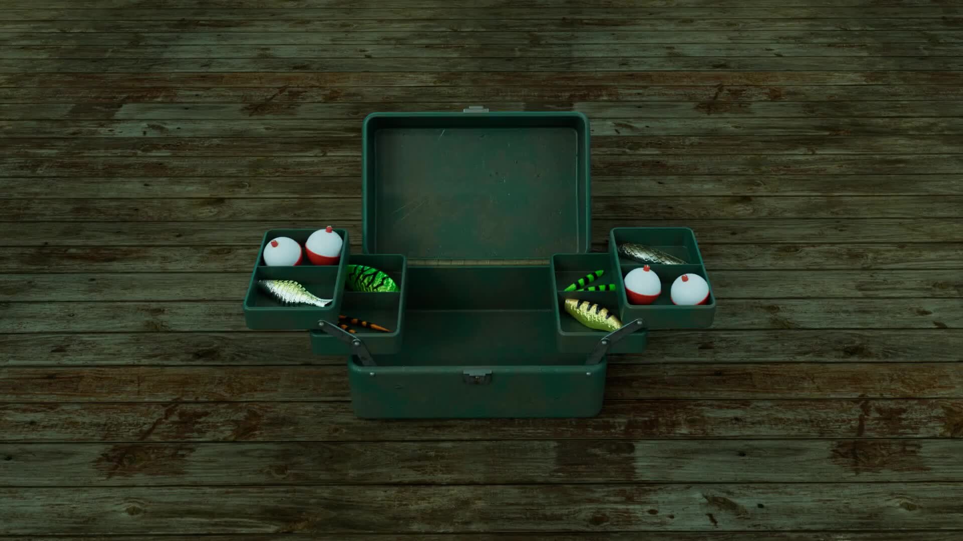 ArtStation - Game Ready Tackle Box - Rigged and Animated