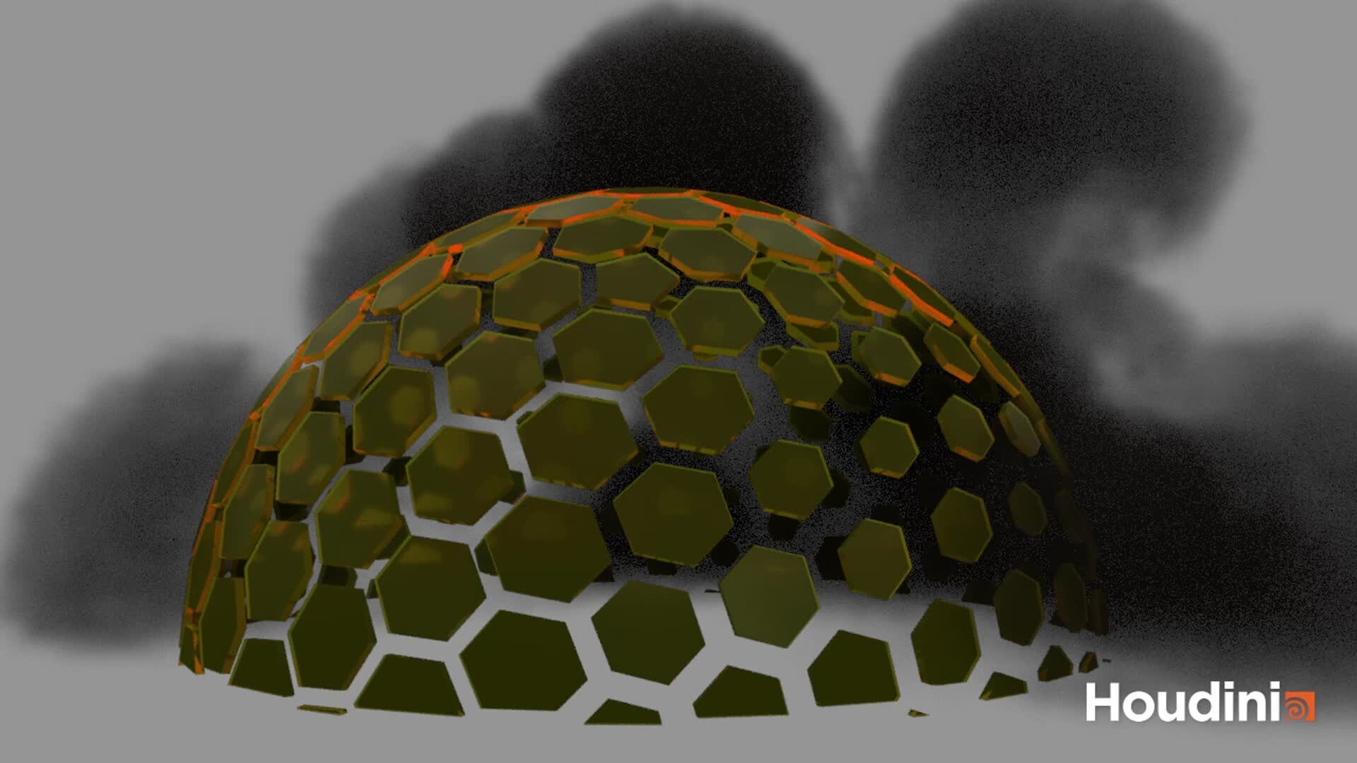 ArtStation - Hexagonal Shield and Explosion