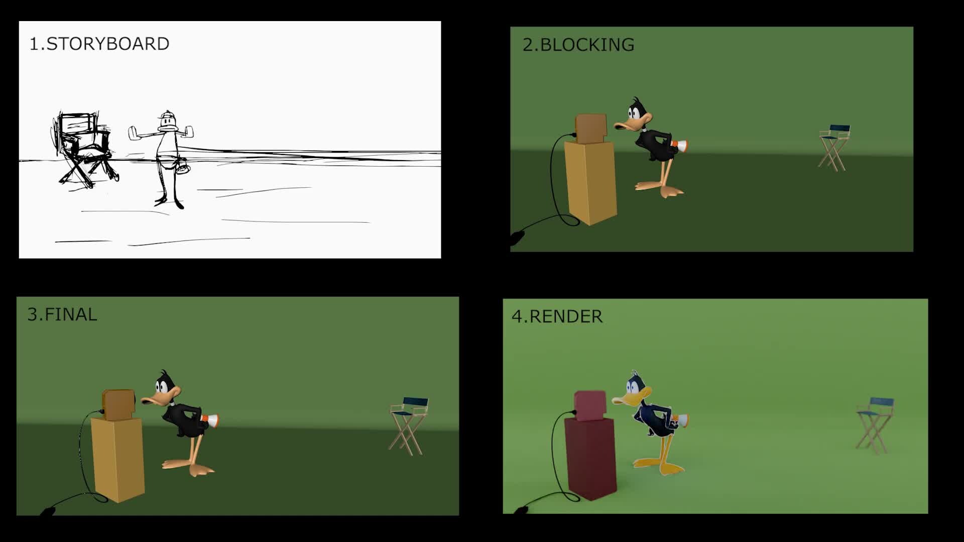 ArtStation - Daffy Duck Progression