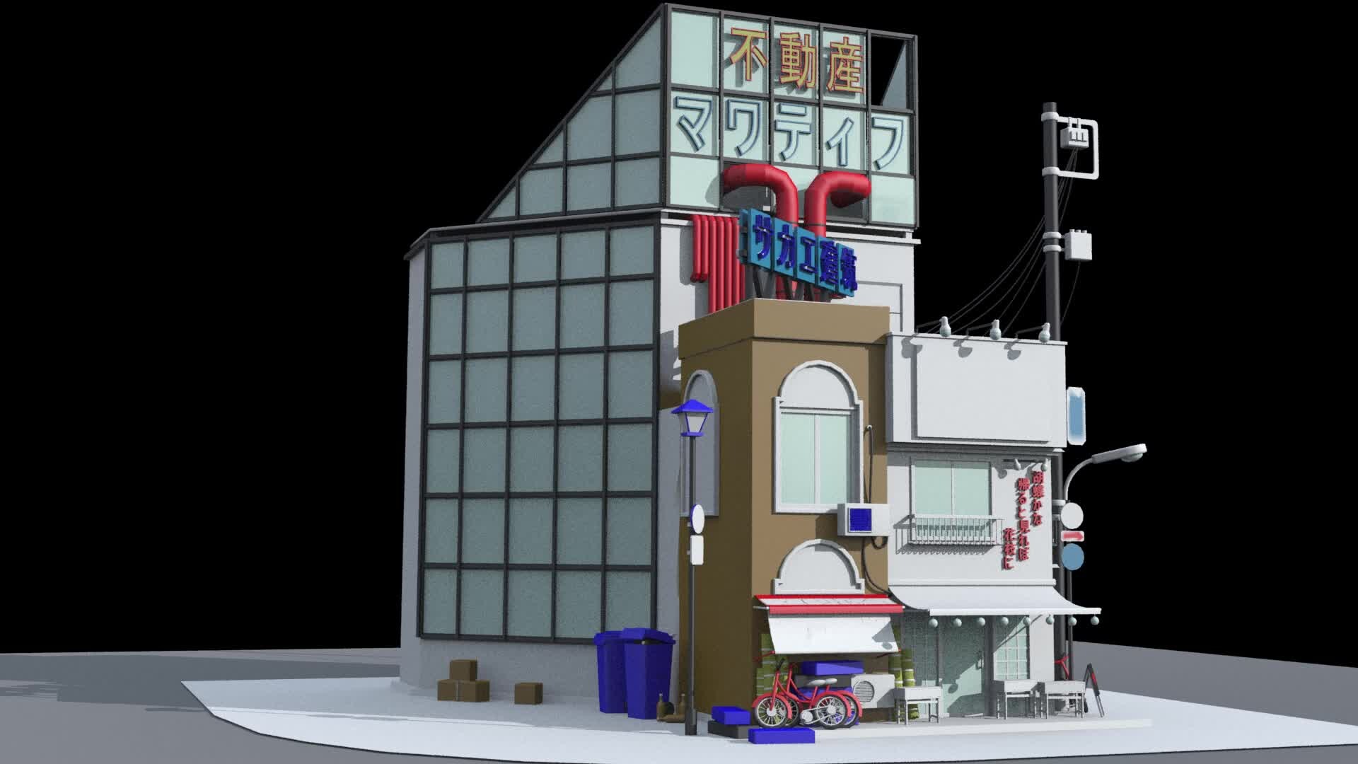 ArtStation - Houdini RBD Building Explosion