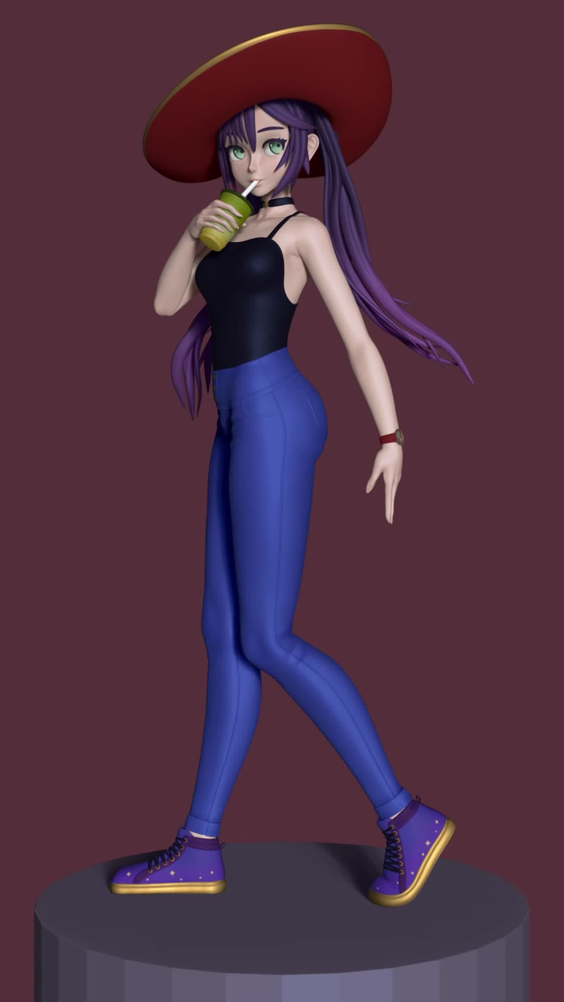 ArtStation - Mona character sculpt