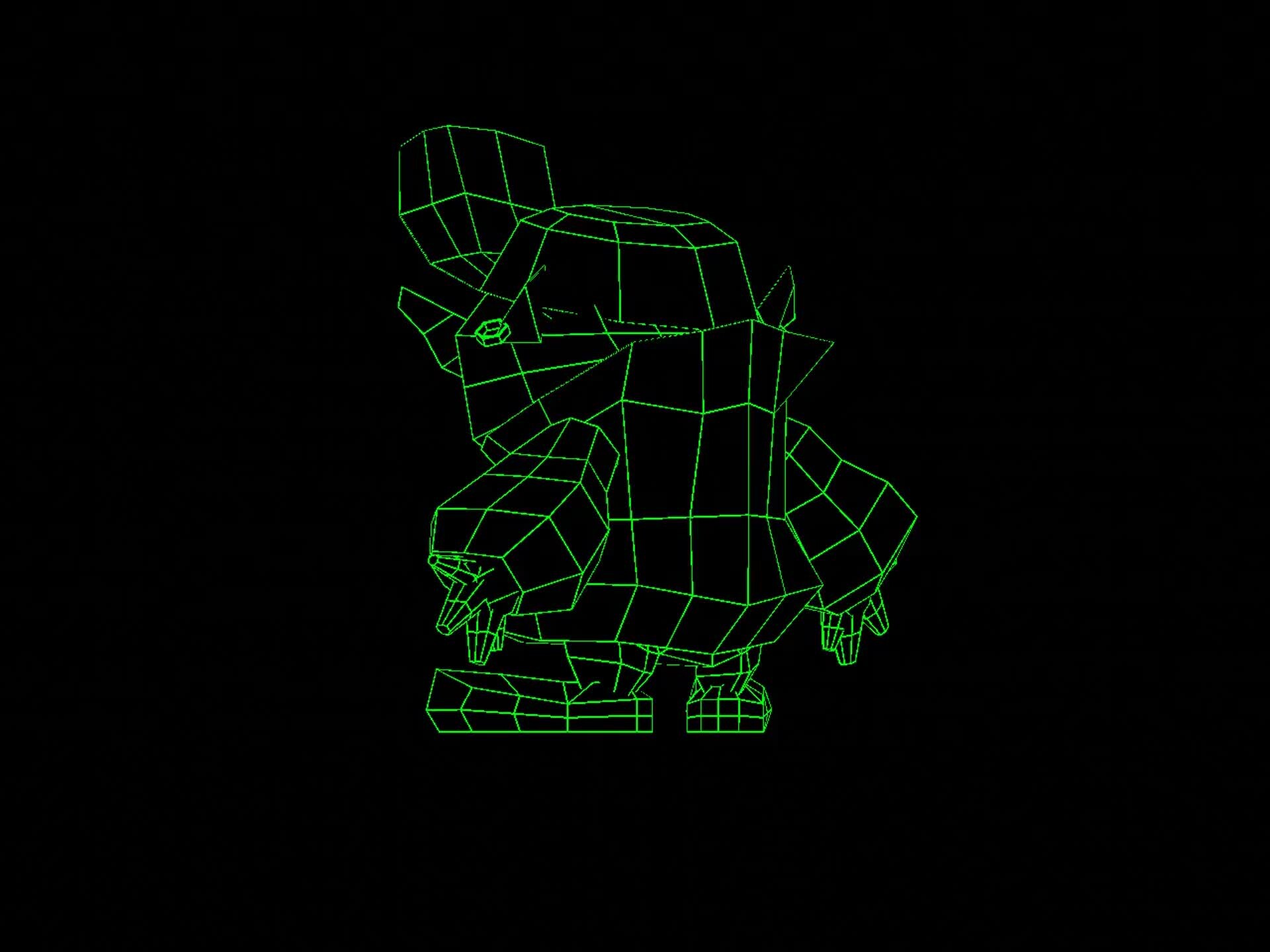 ArtStation - Wireframe Character