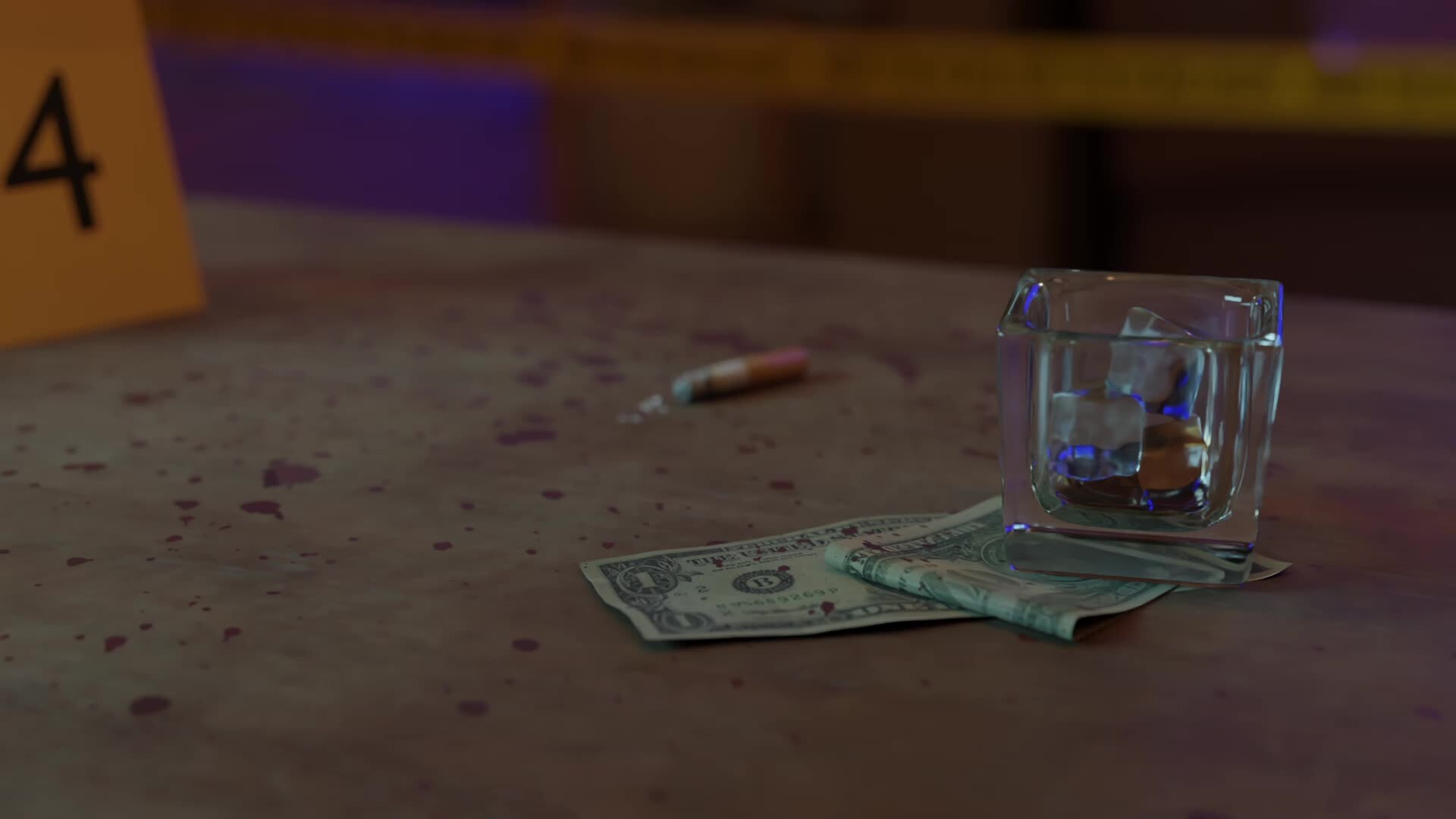 ArtStation - Bar crime scene
