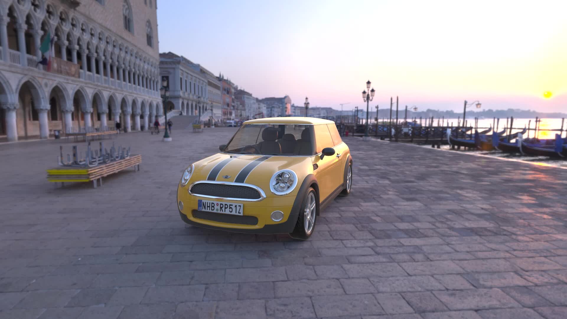 ArtStation - Mini Cooper 3D Model