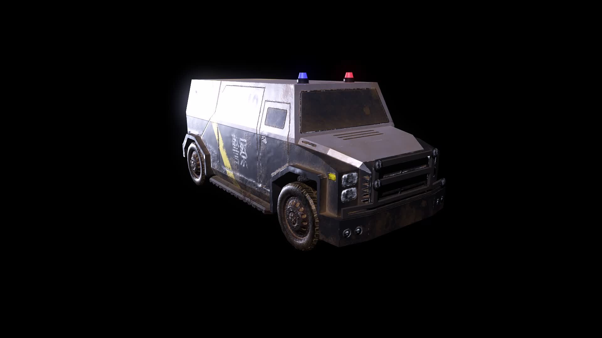 Ruslan Savinov - Police Armored Car. Game Ready.