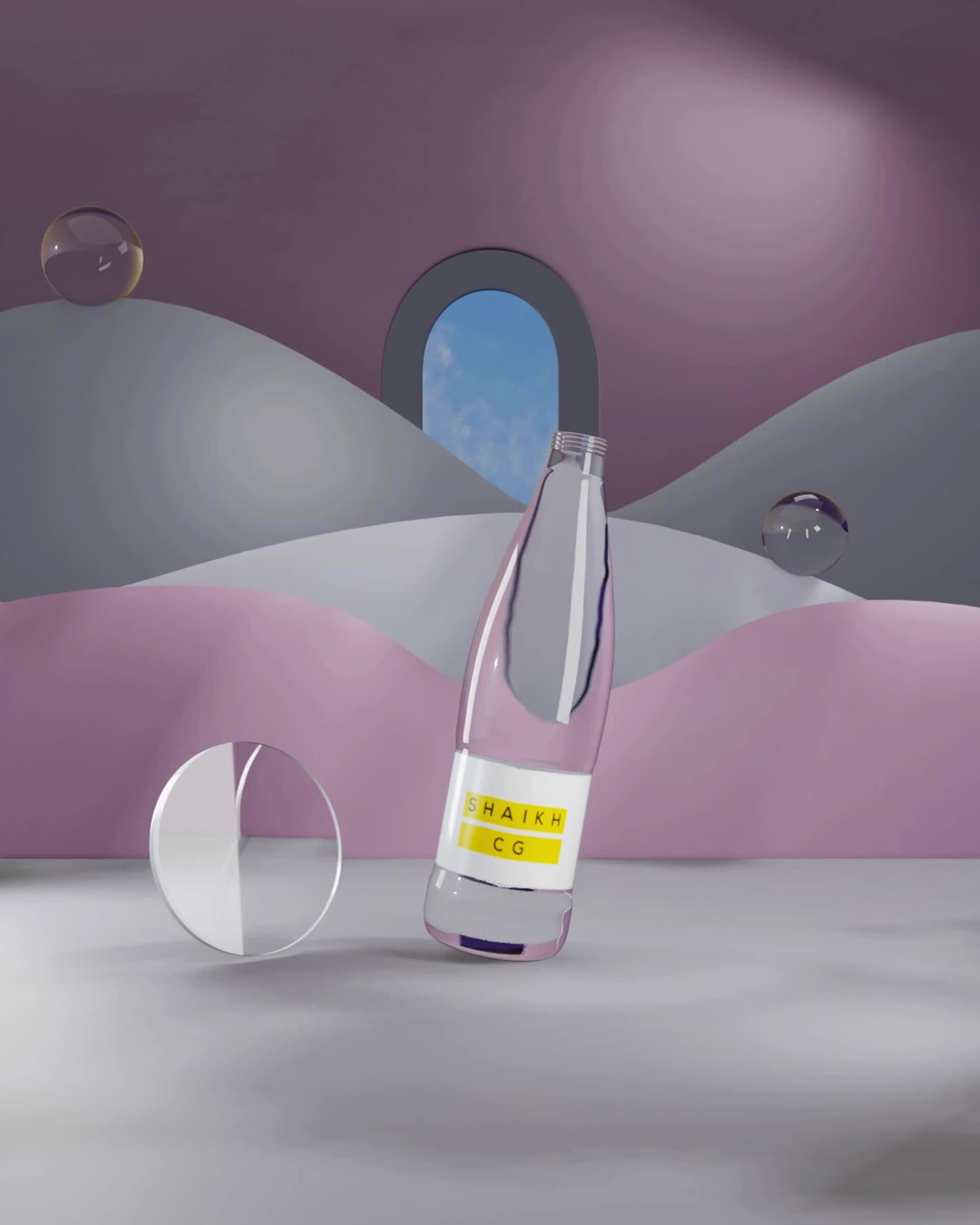 ArtStation - Bottle animation Blender