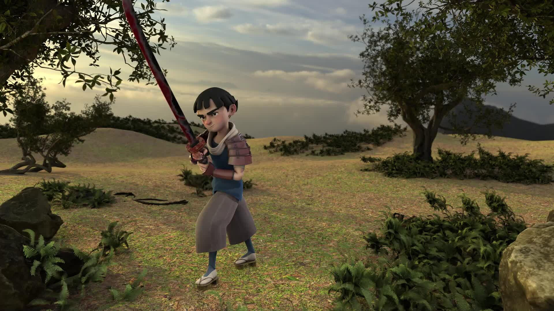 ArtStation - Samurai Jump and Slash