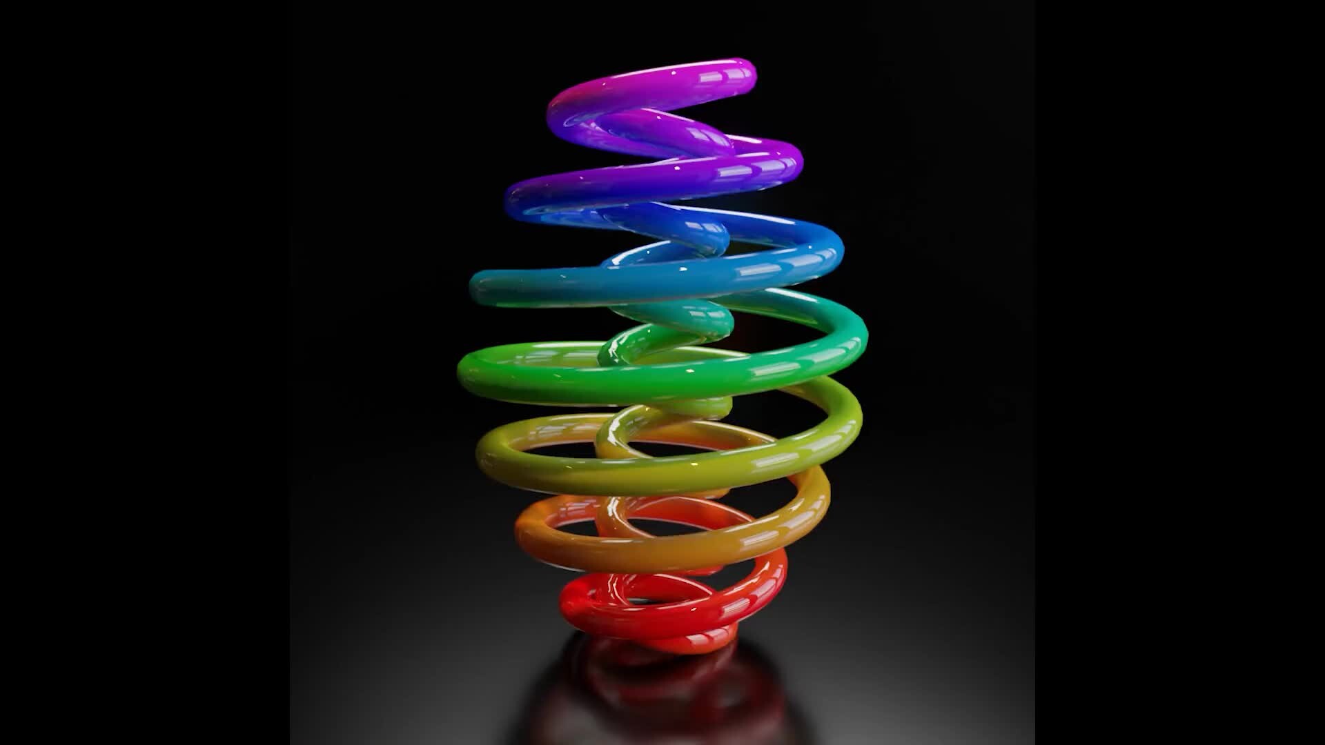 ArtStation - Colourful Abstract Spring spring animation