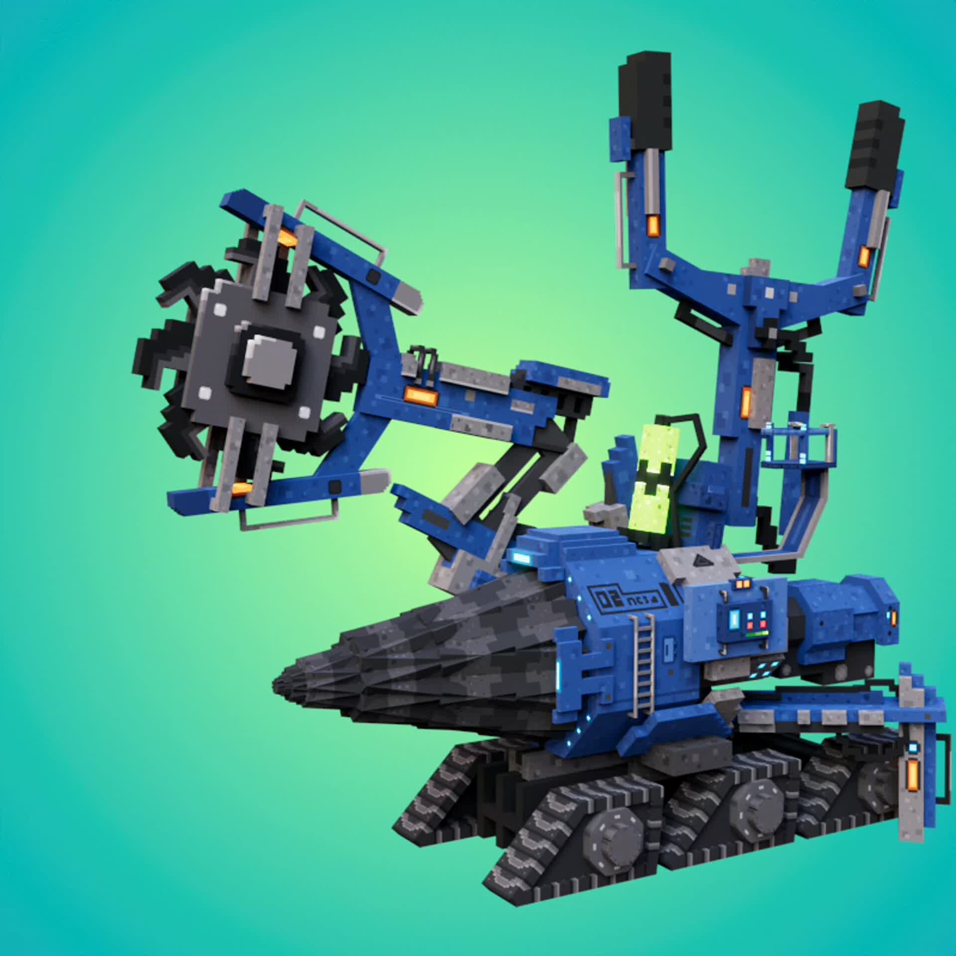 ArtStation - Colosal Drill Machine - CF