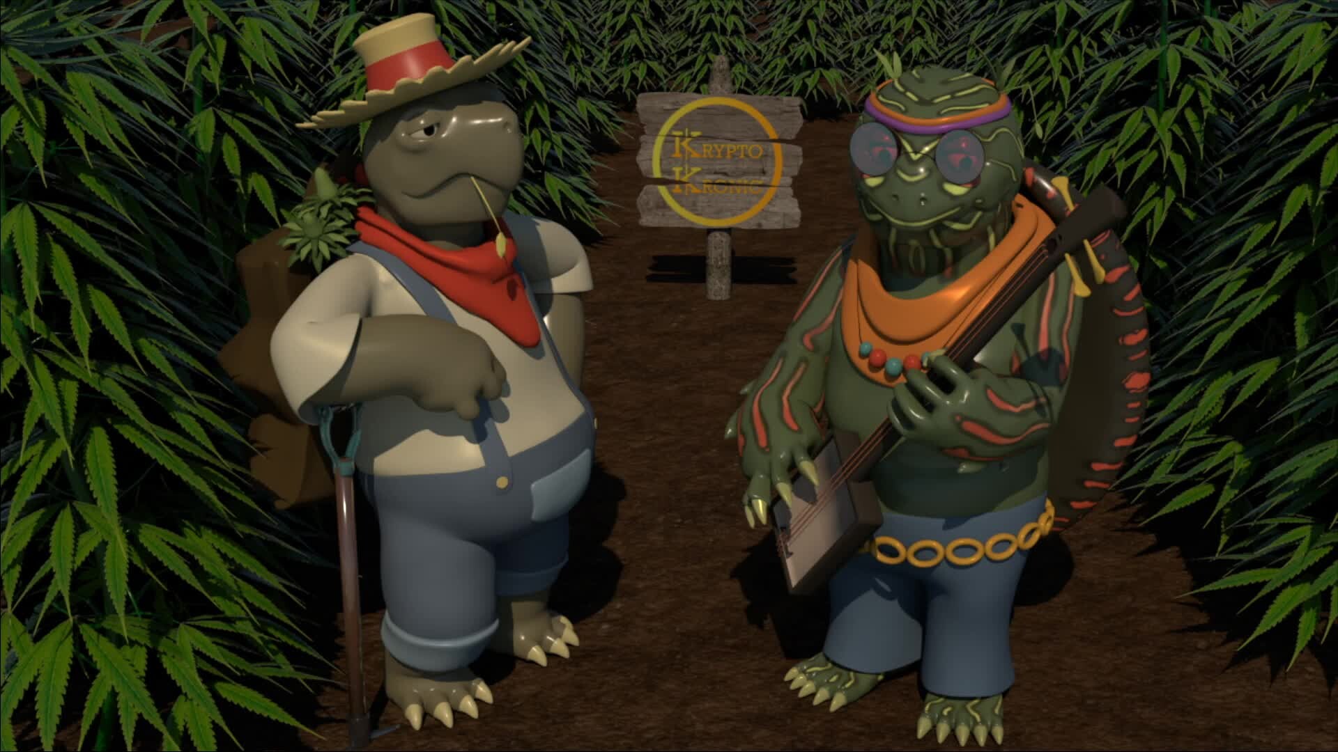 ArtStation - Turtles Dancing