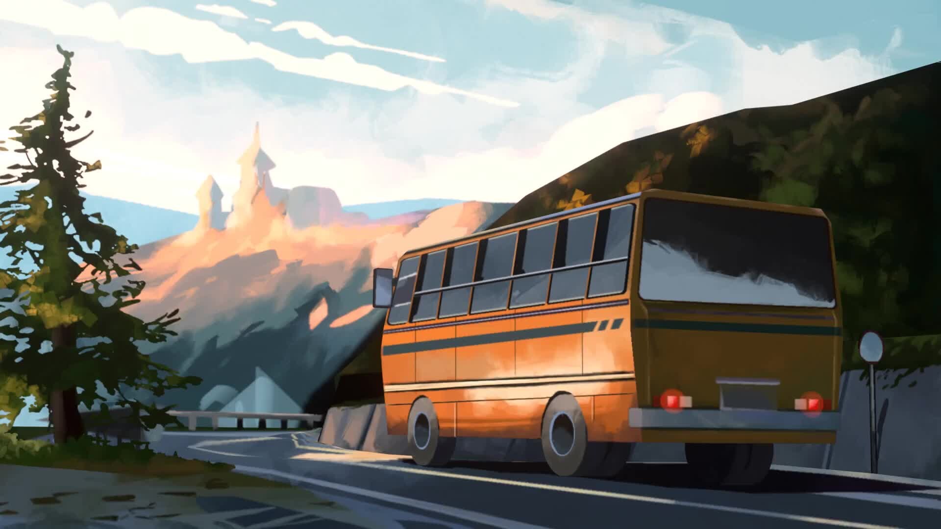 ArtStation - Bus Serenity