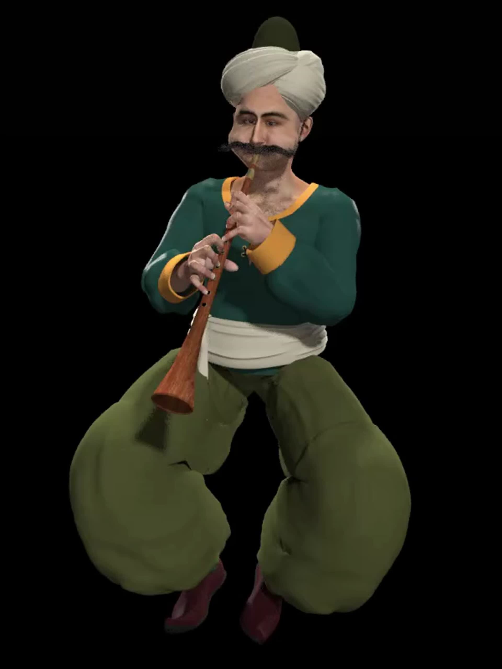 ArtStation - Mosaik - Runkel - Oriental Mizmar Player