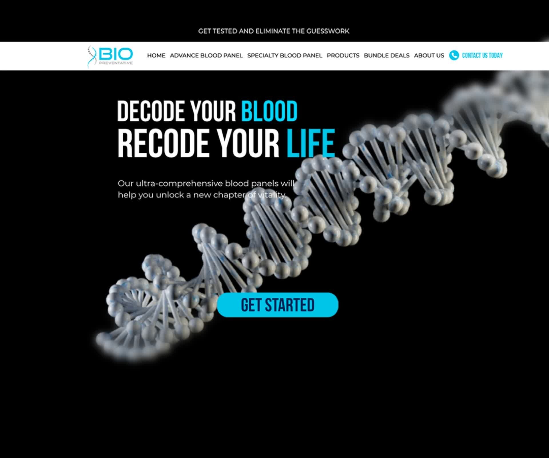 ArtStation - bio web example