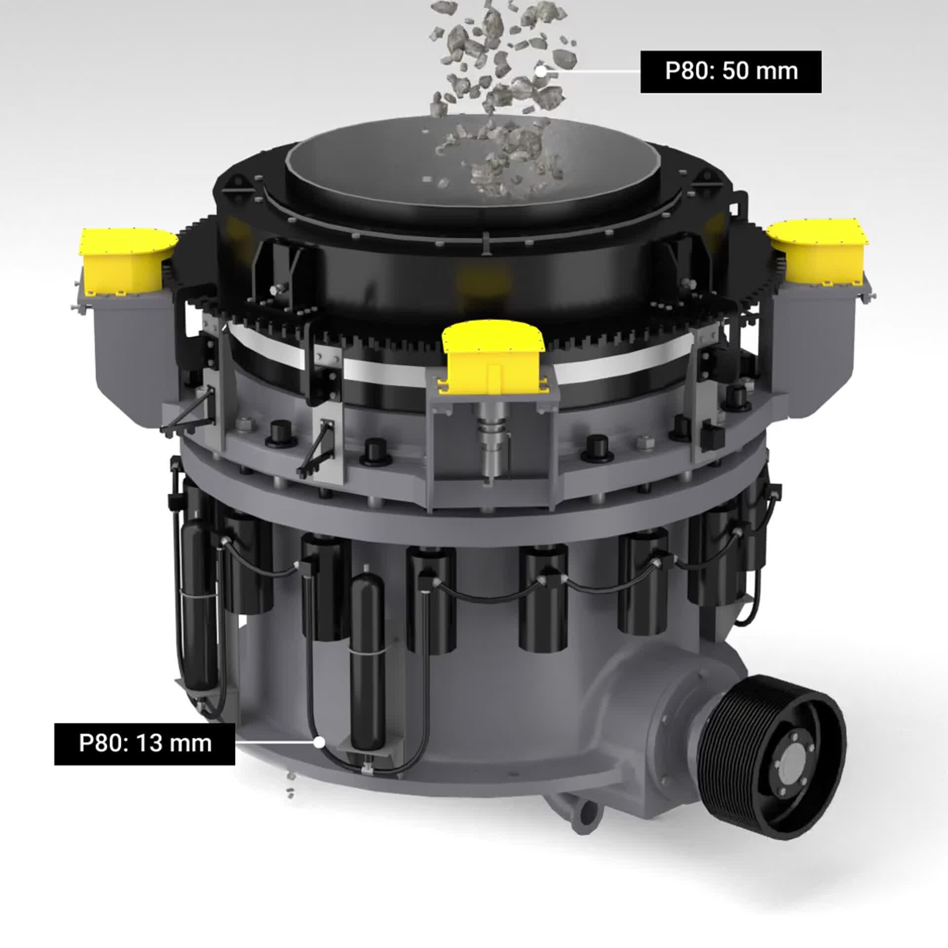 ArtStation - Operation of cone crusher