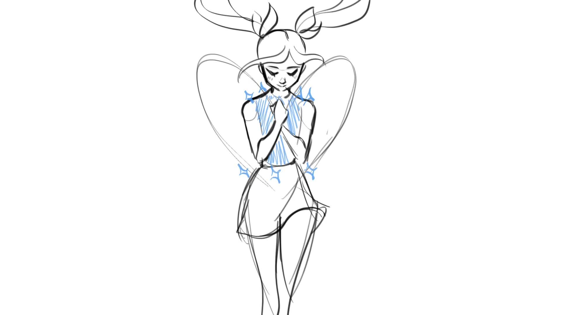 ArtStation - Magical girl transformation-storyboard