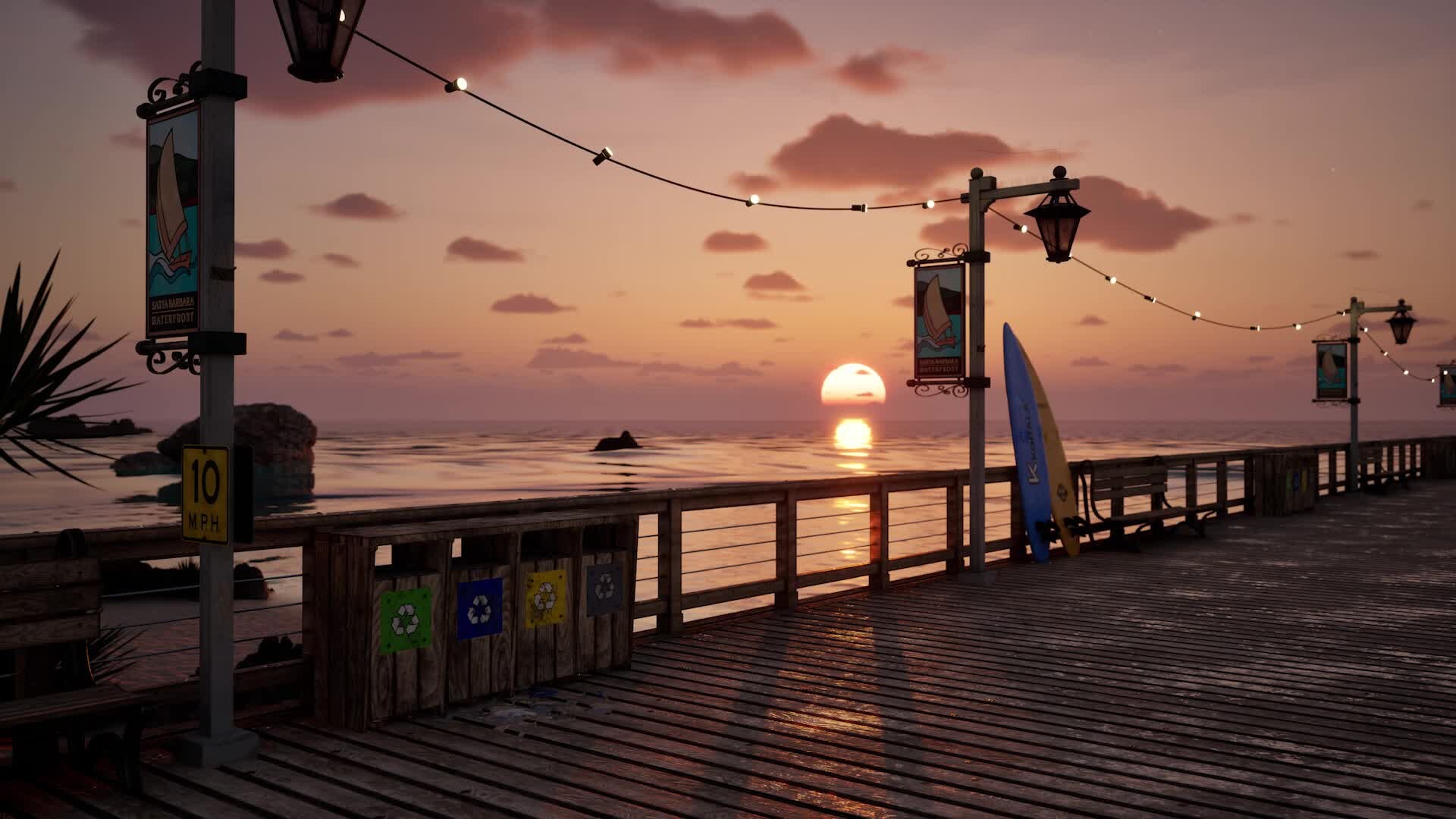 ArtStation - Sunset Pier