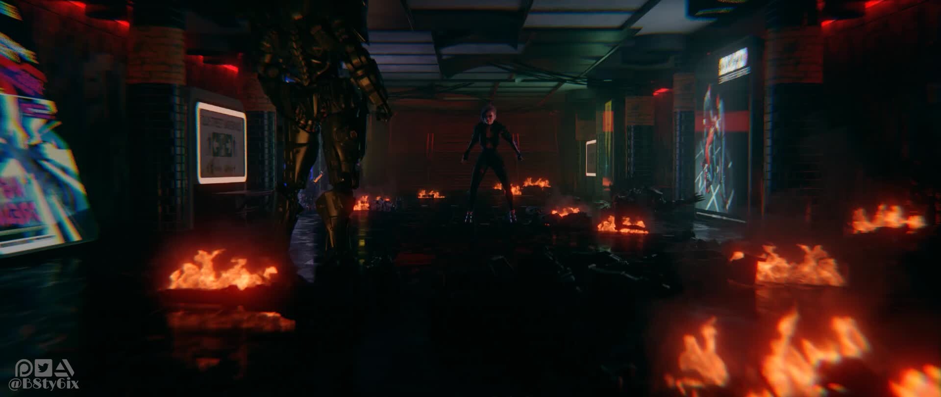 ArtStation - Subway Fight