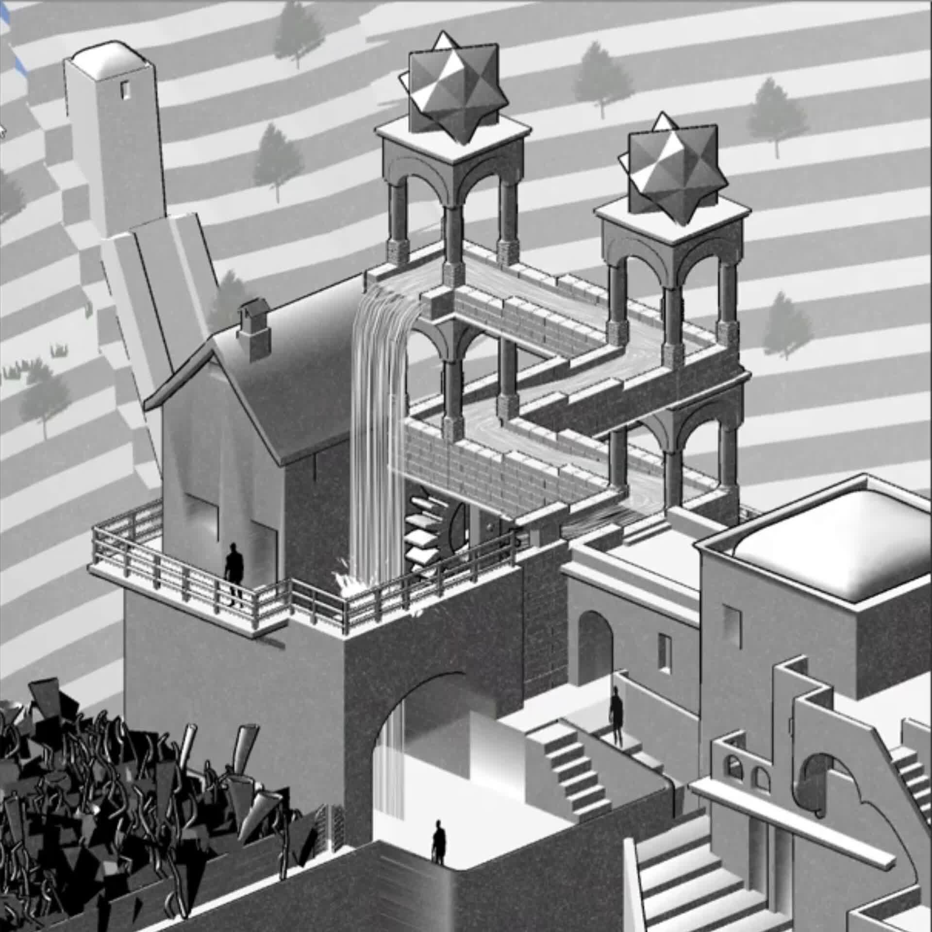 ArtStation - MC Escher Project - WIP