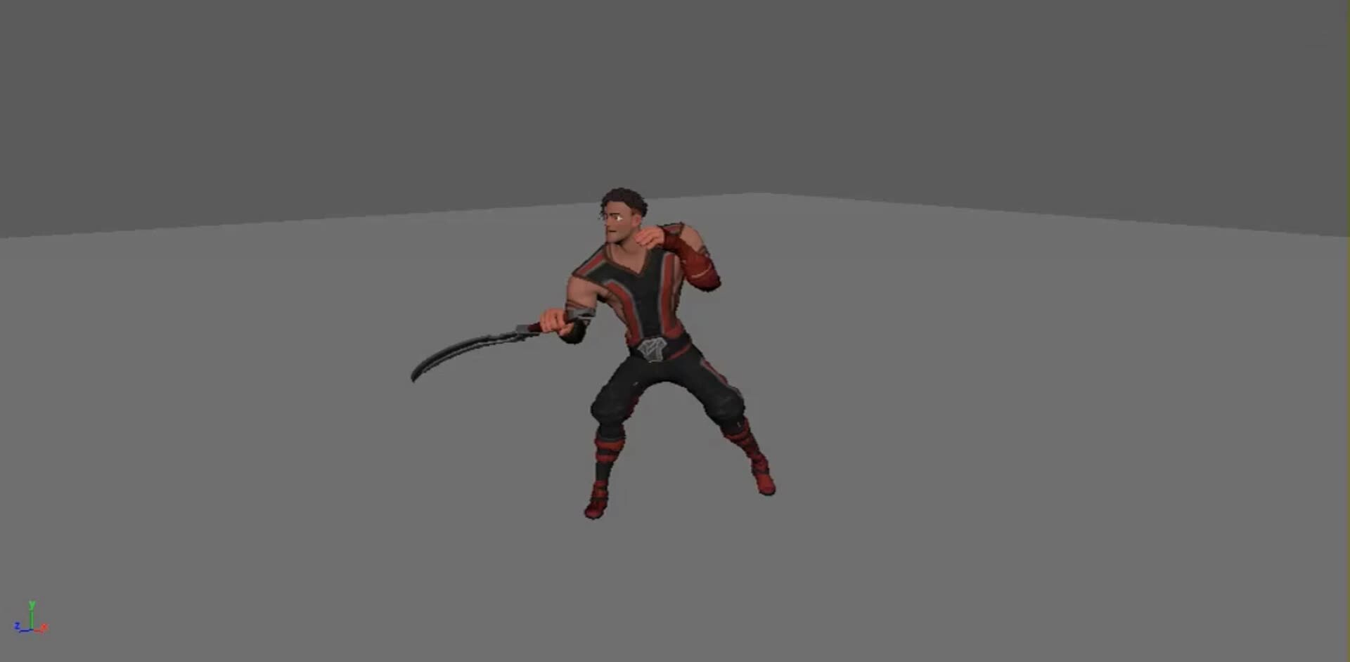 ArtStation - Sword Side Turn Shot