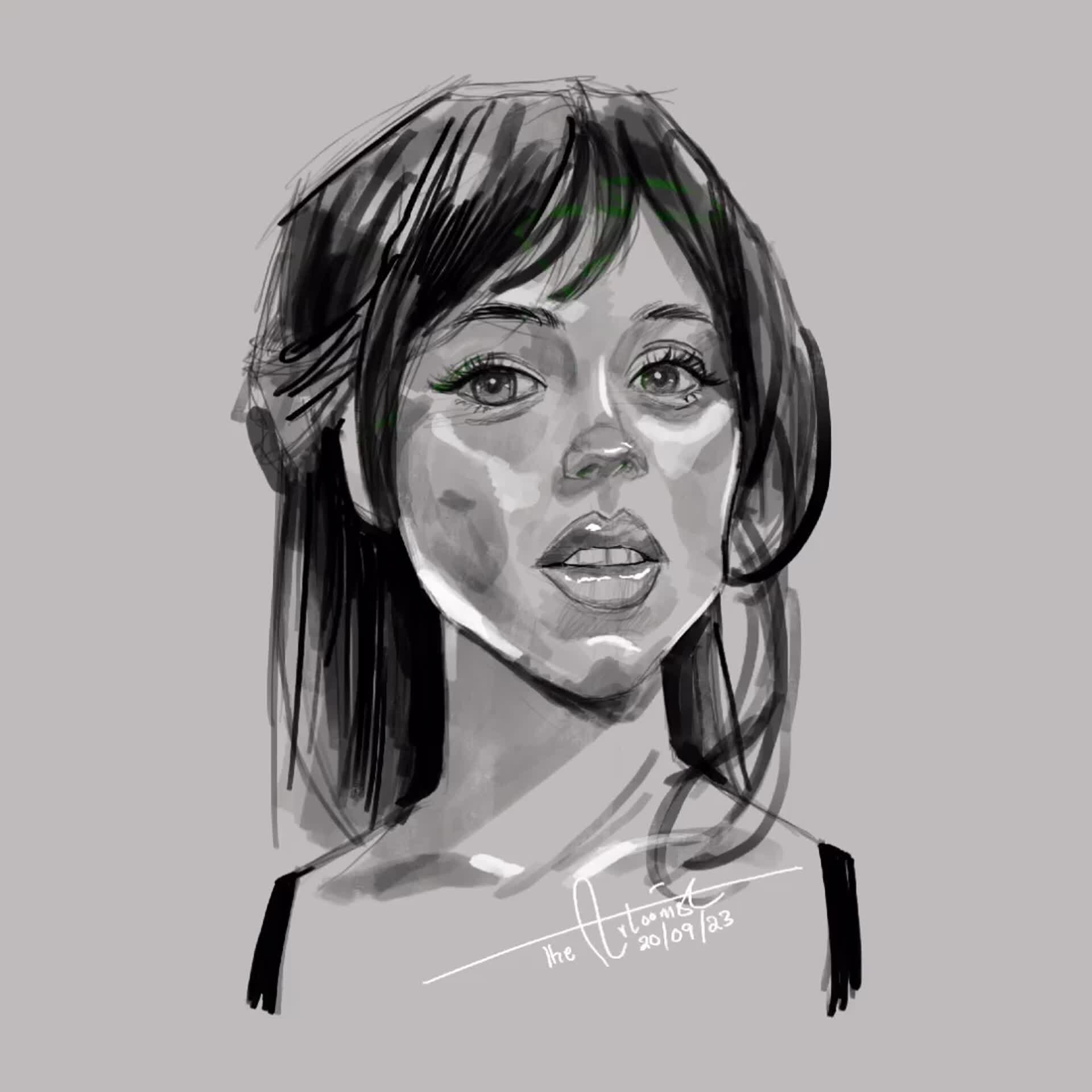 ArtStation - Quick Pirtrait Study