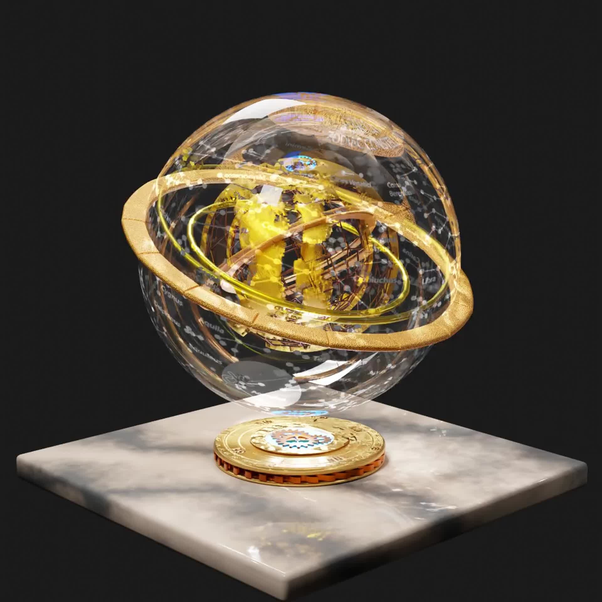 ArtStation - globe animation