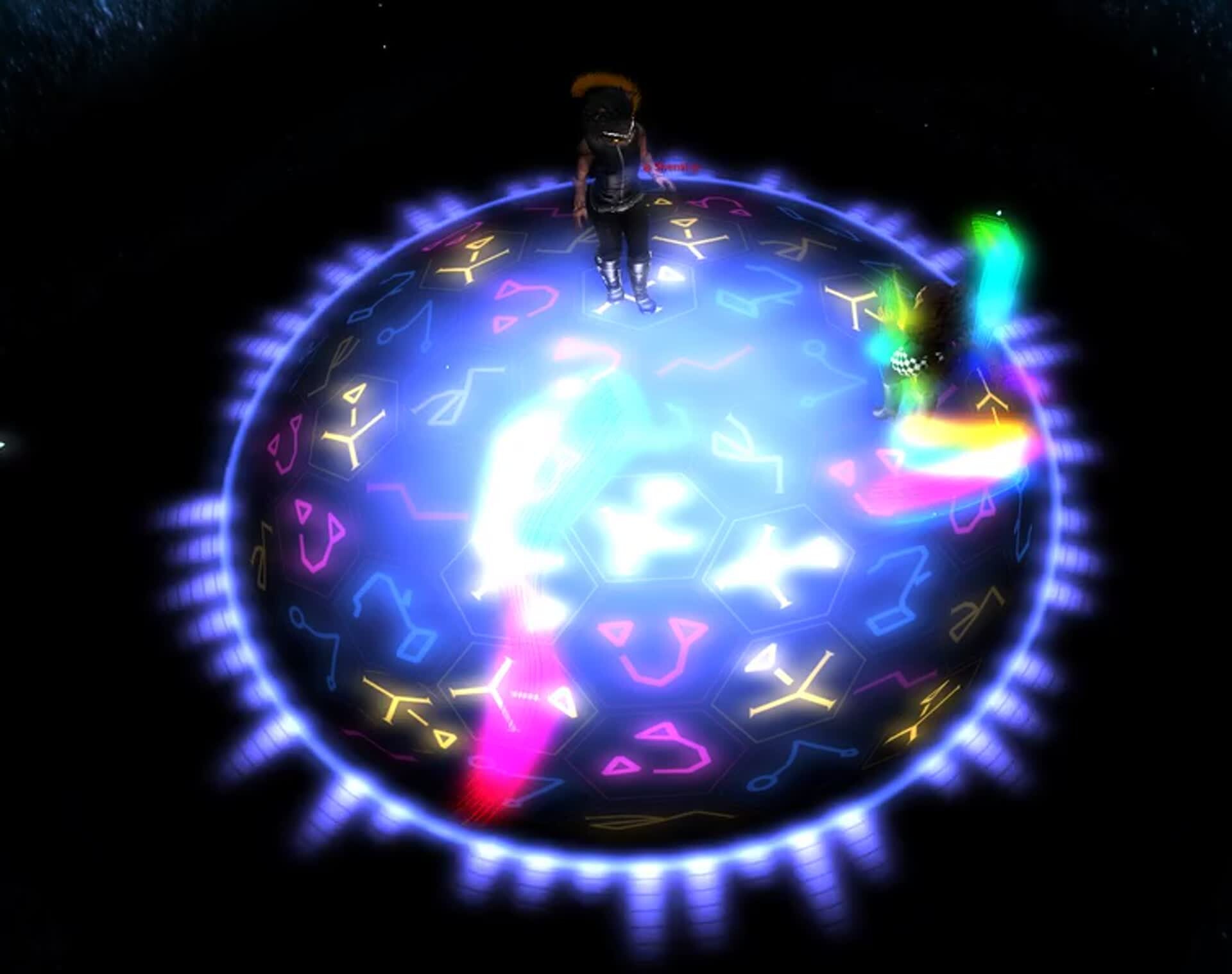 ArtStation - Neon Runic Dance Floor