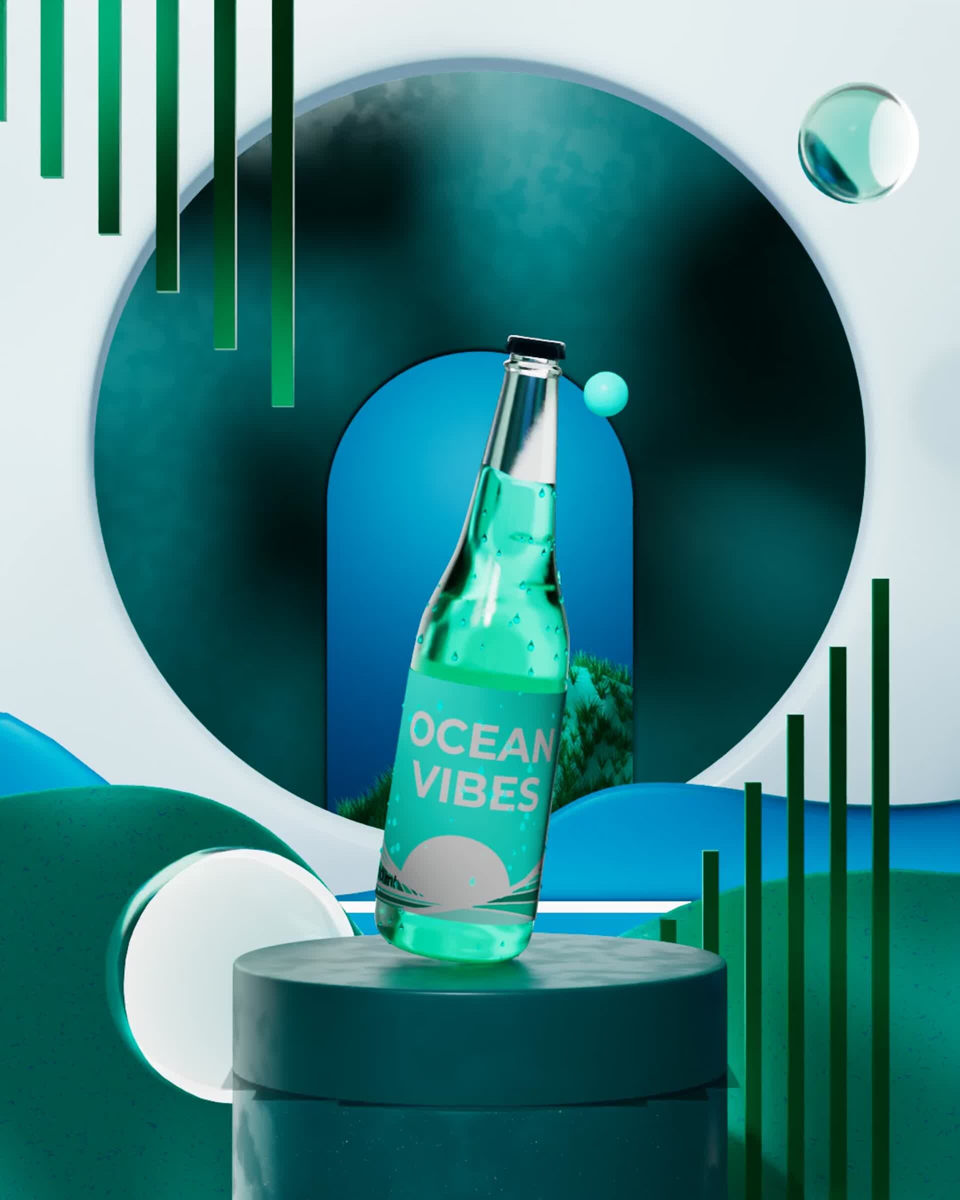 ArtStation - Bottle Animation//CGI 2023