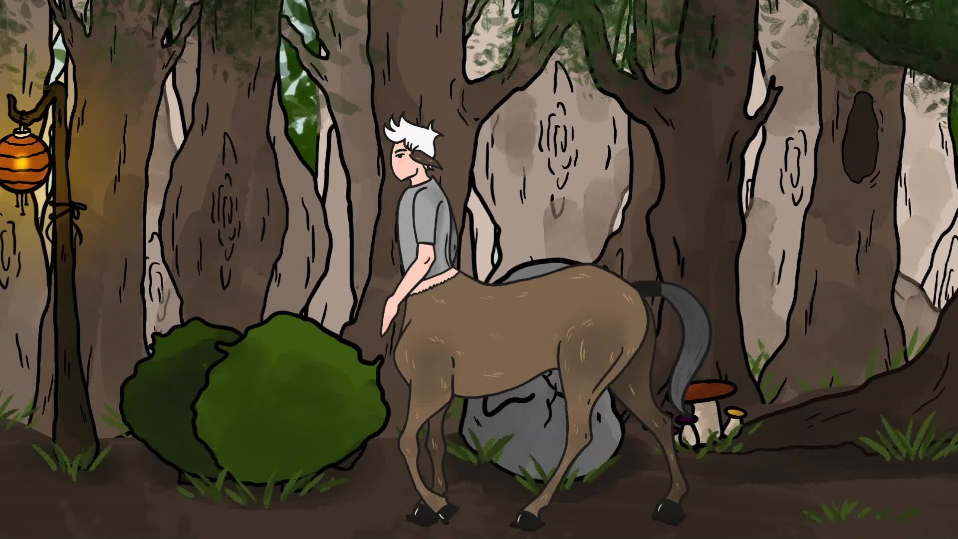 Wonderchocolart - Centaur Walk Cycle Animation