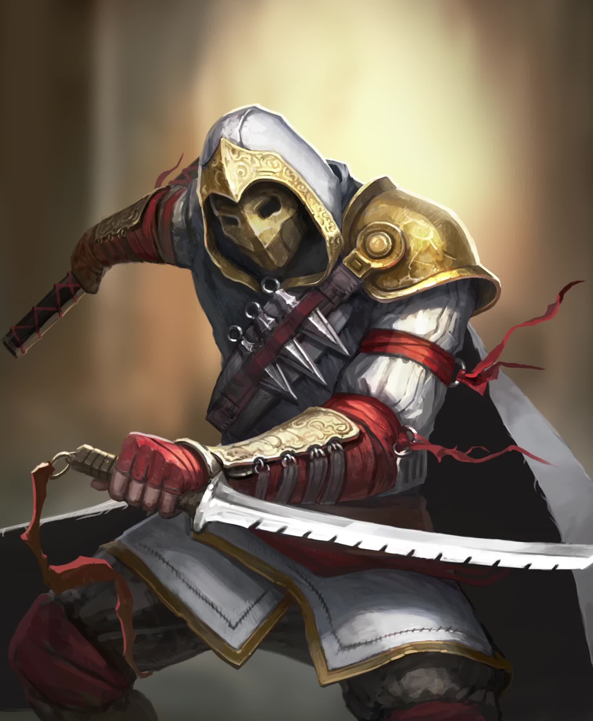 ArtStation - Assassin - Spine 2D animation