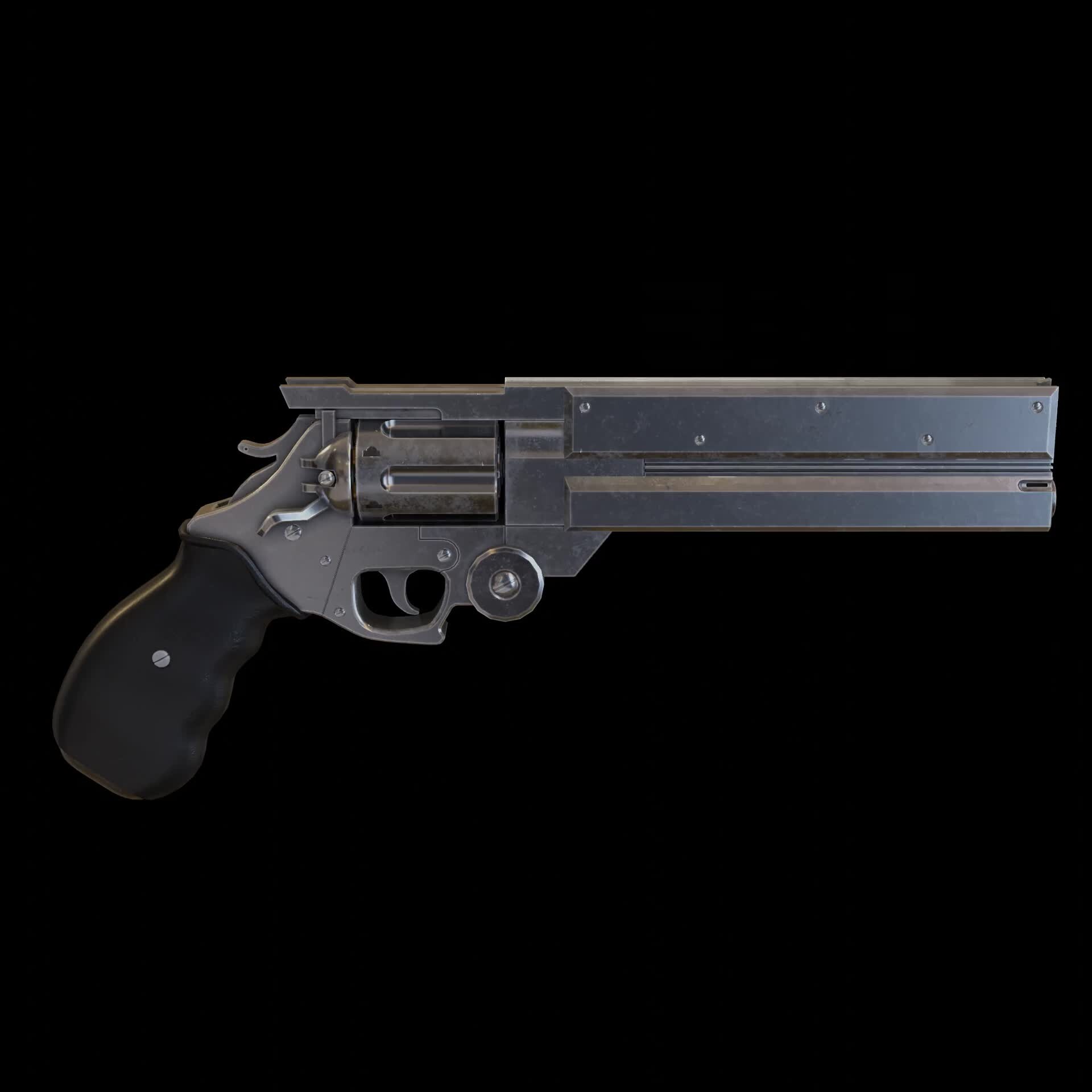 ArtStation - Trigun - Revolver - 3D Gameready