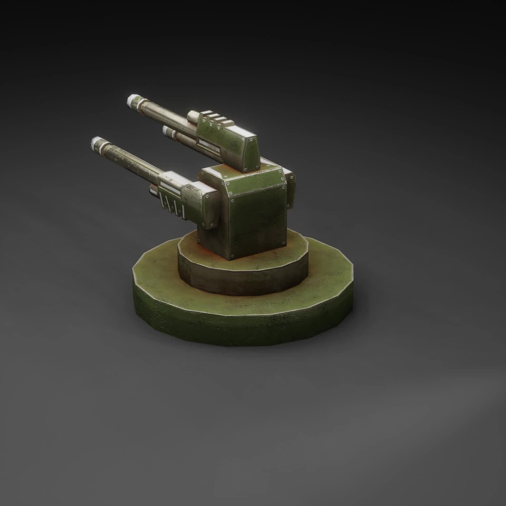 ArtStation - Turrets (Modelling And Texturing)