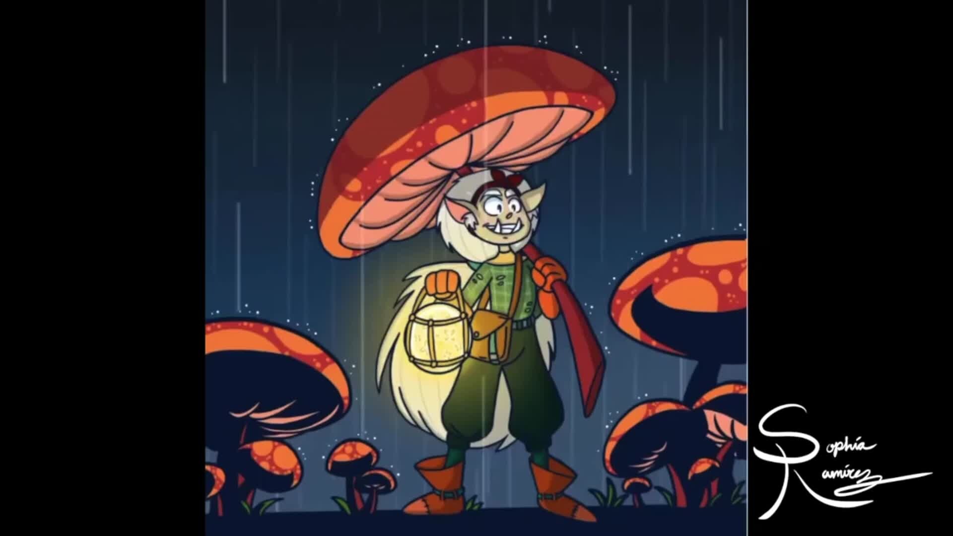 ArtStation - 2D Rain Animation