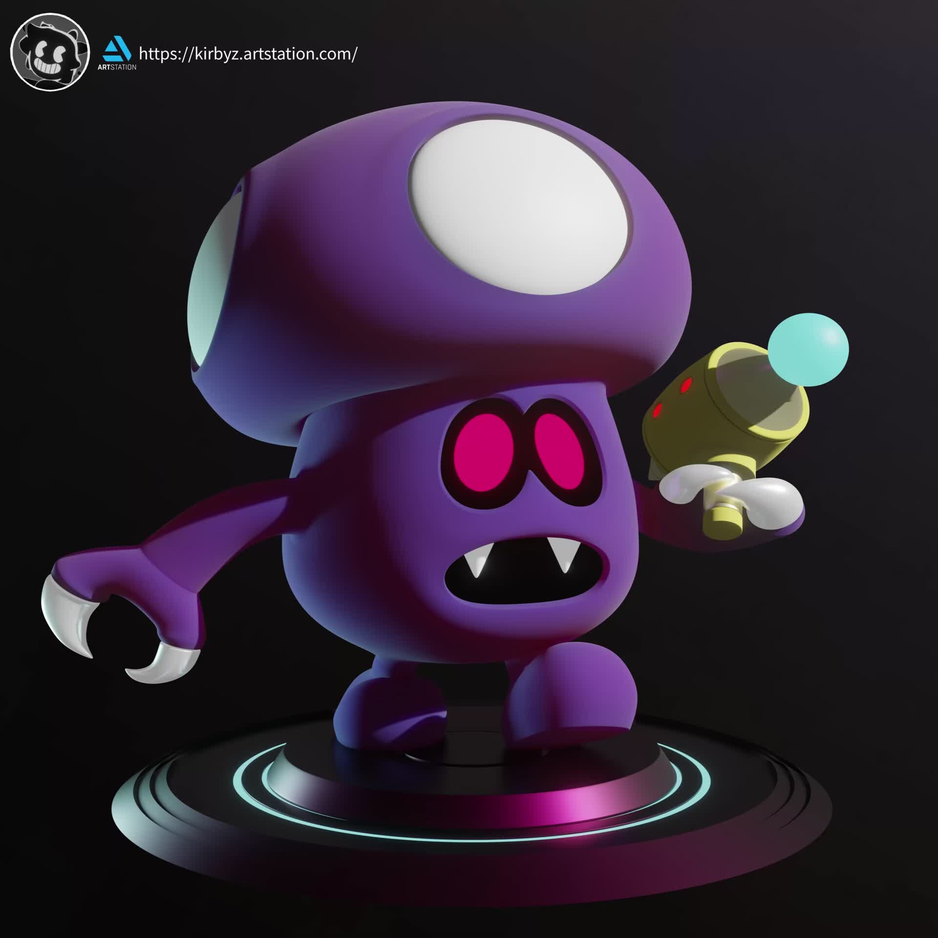 ArtStation - Shroob of mario and luigi partners in time