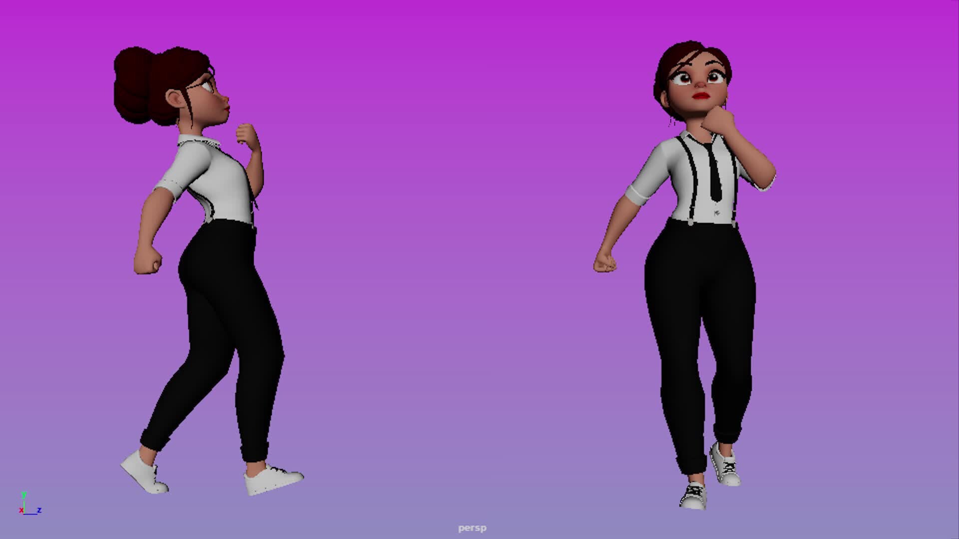 ArtStation - Walk Cycle - Proud