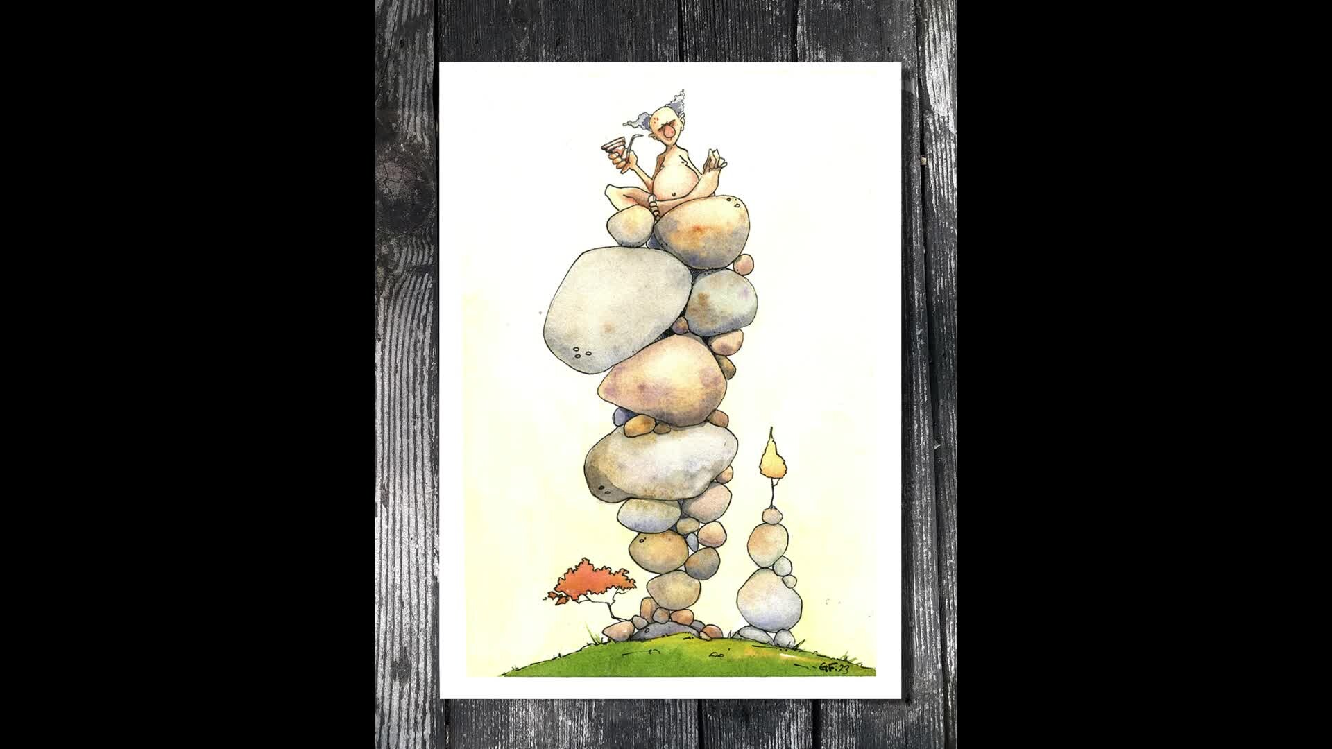 Gary Frederick - Naked dude smoking on a pile of rocks - patreon.com ...