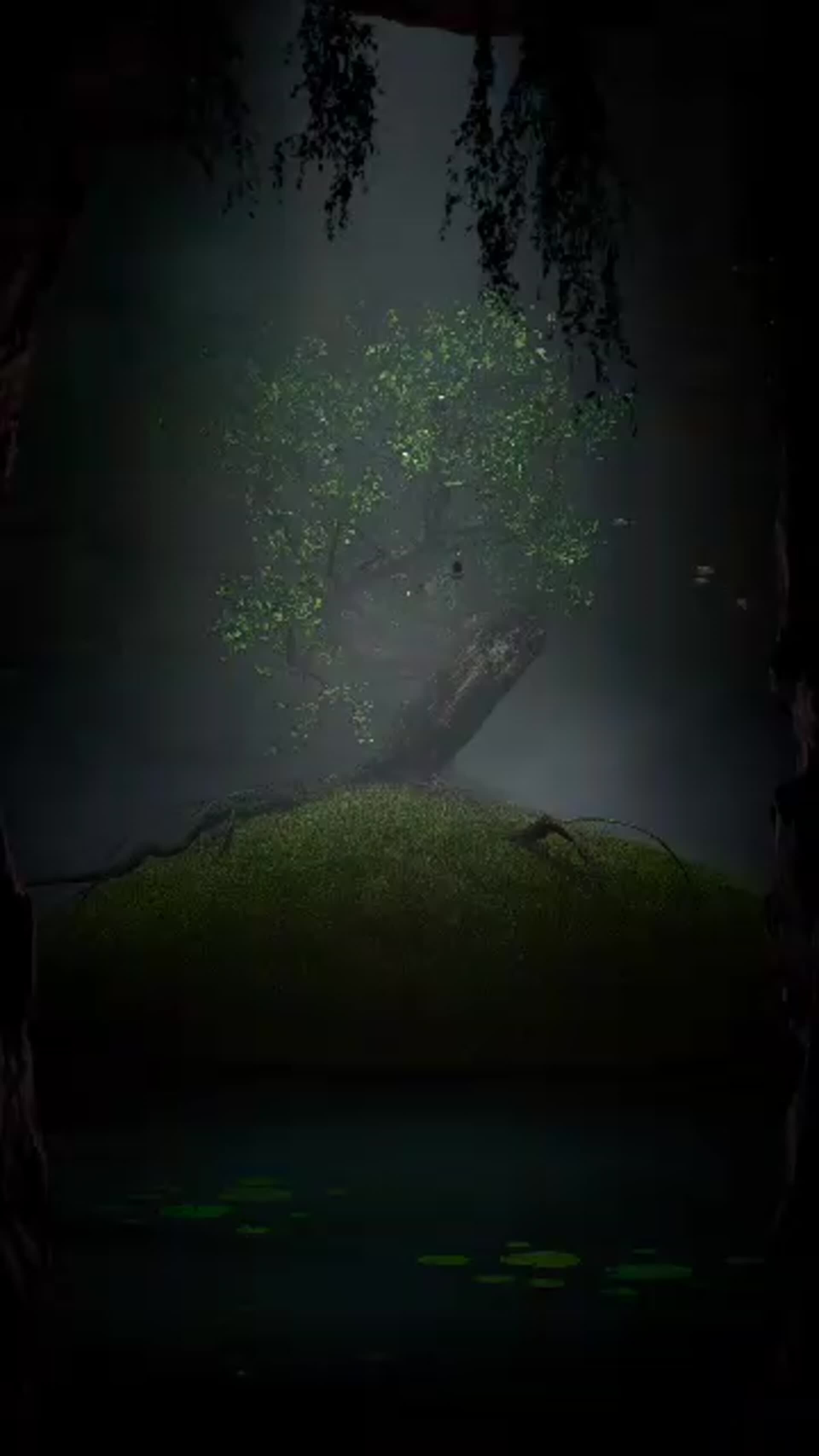 ArtStation - Tree in the cave