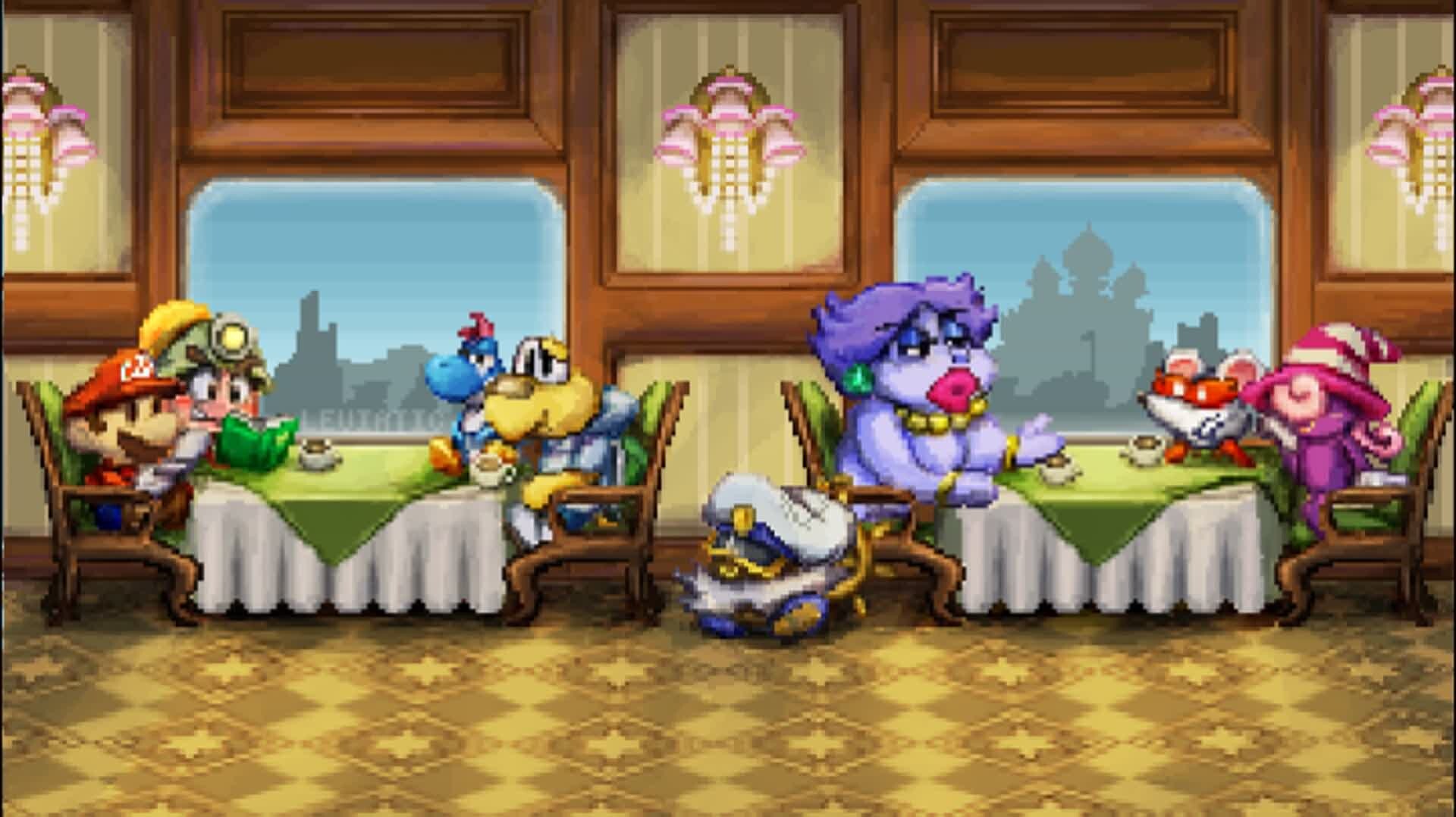 ArtStation - Paper Mario Excess Express Pixel Art