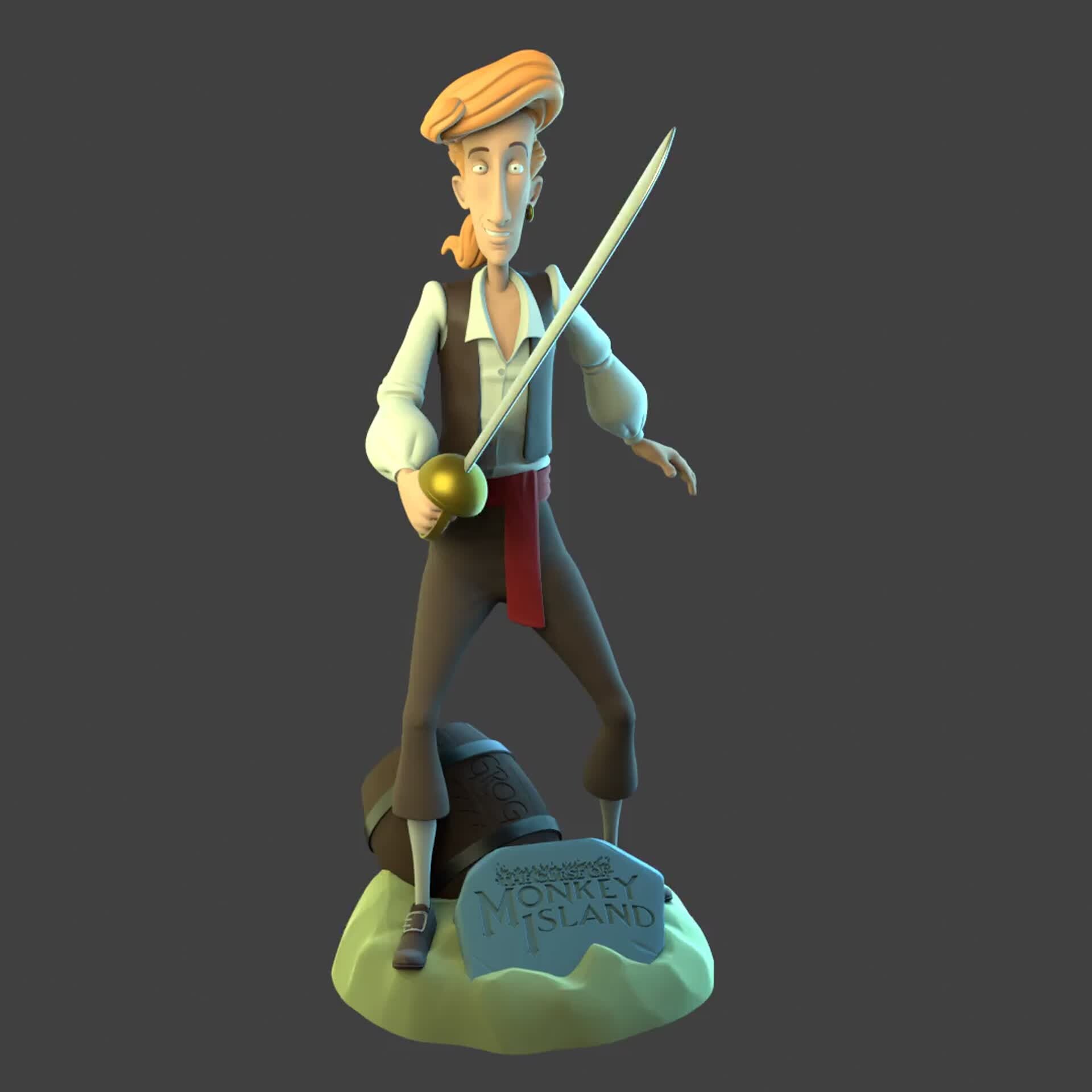 ArtStation - GuyBrush - Curse of Monkey Island