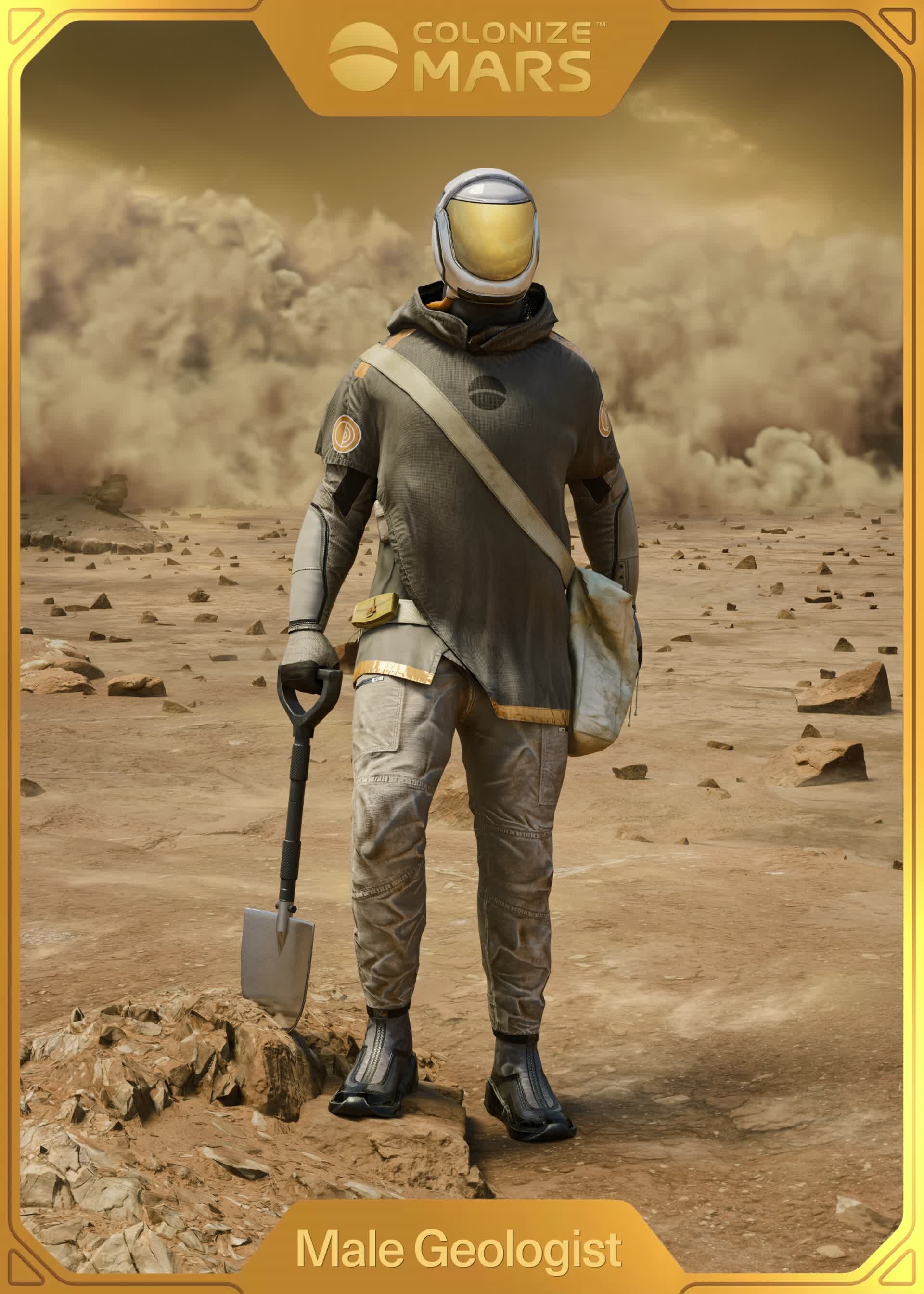 ArtStation - Male Geologist | NFT CARDS