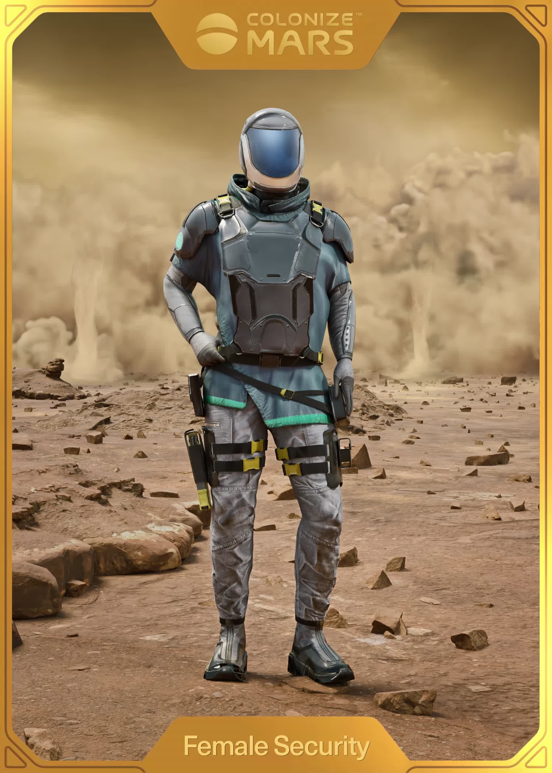 ArtStation - Female Security | NFT CARDS