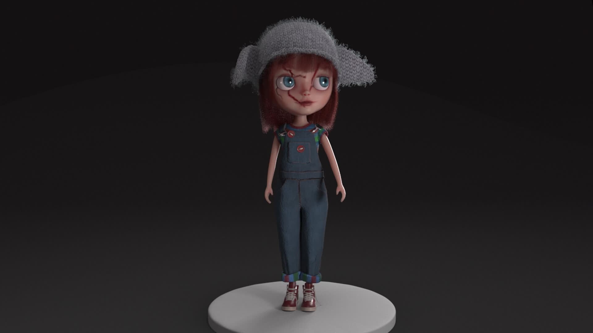 ArtStation - Chucky Theme Doll - Texturing