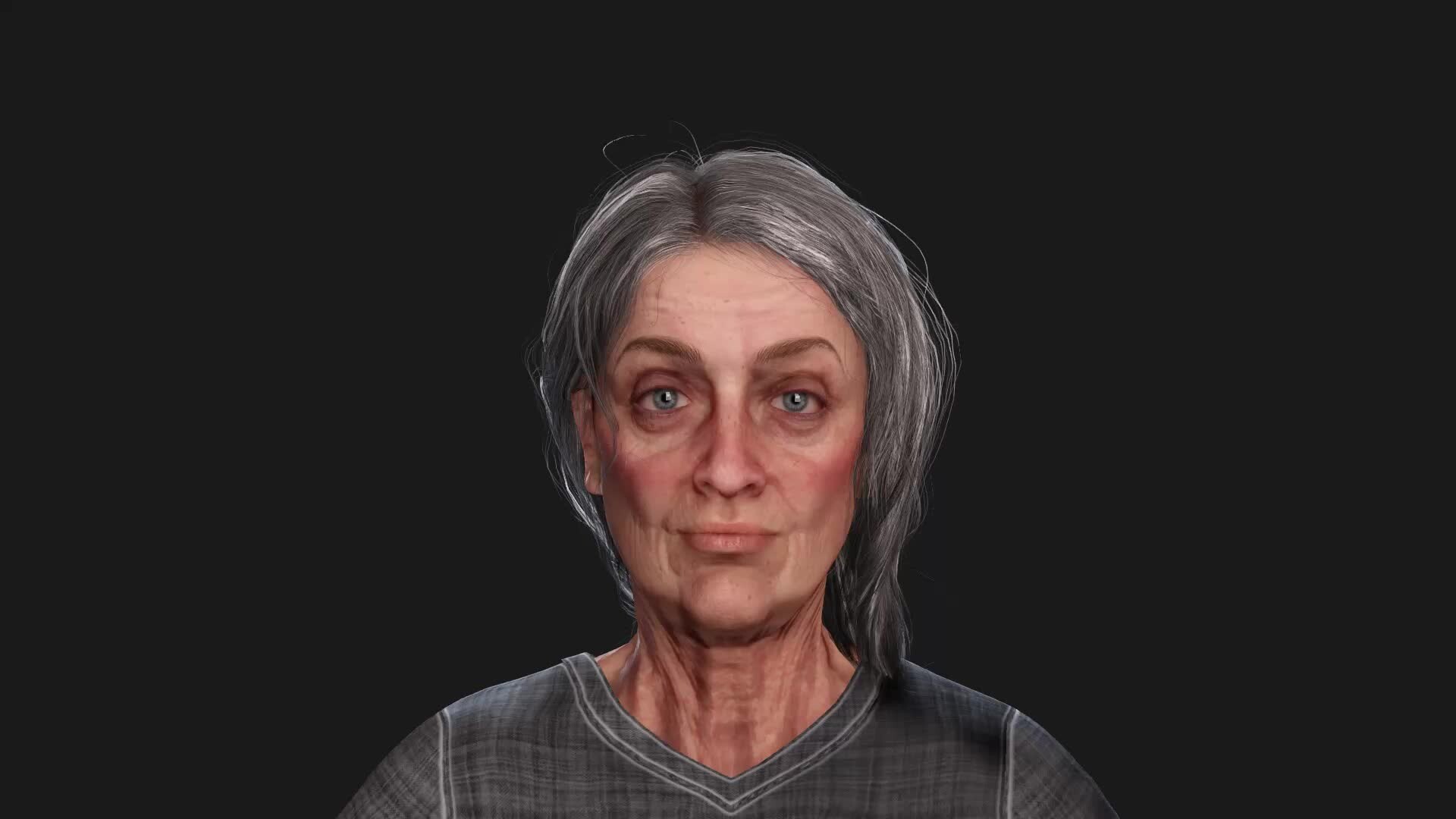 ArtStation - Grandma - Ordinary People Digital Human