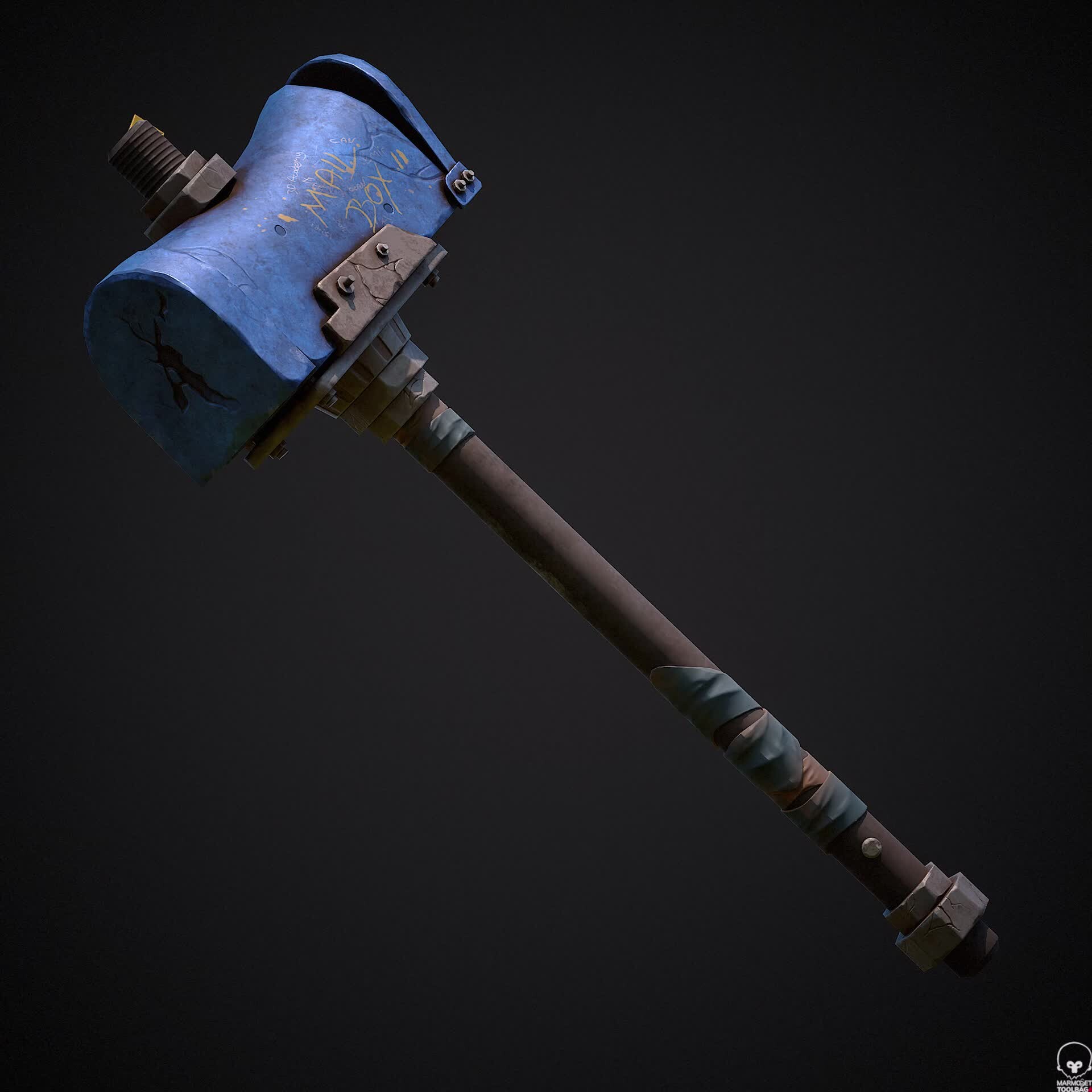 ArtStation - Stylized GameReady Mail Box Hammer