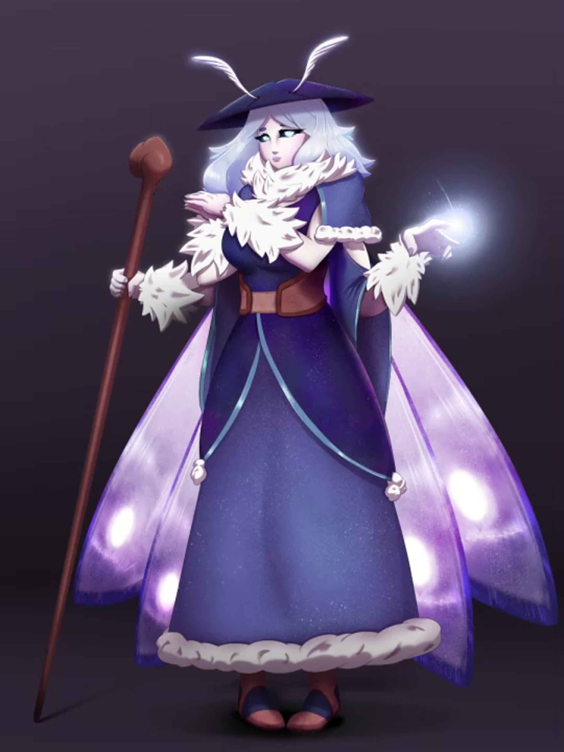 ArtStation - Moth Life Druid